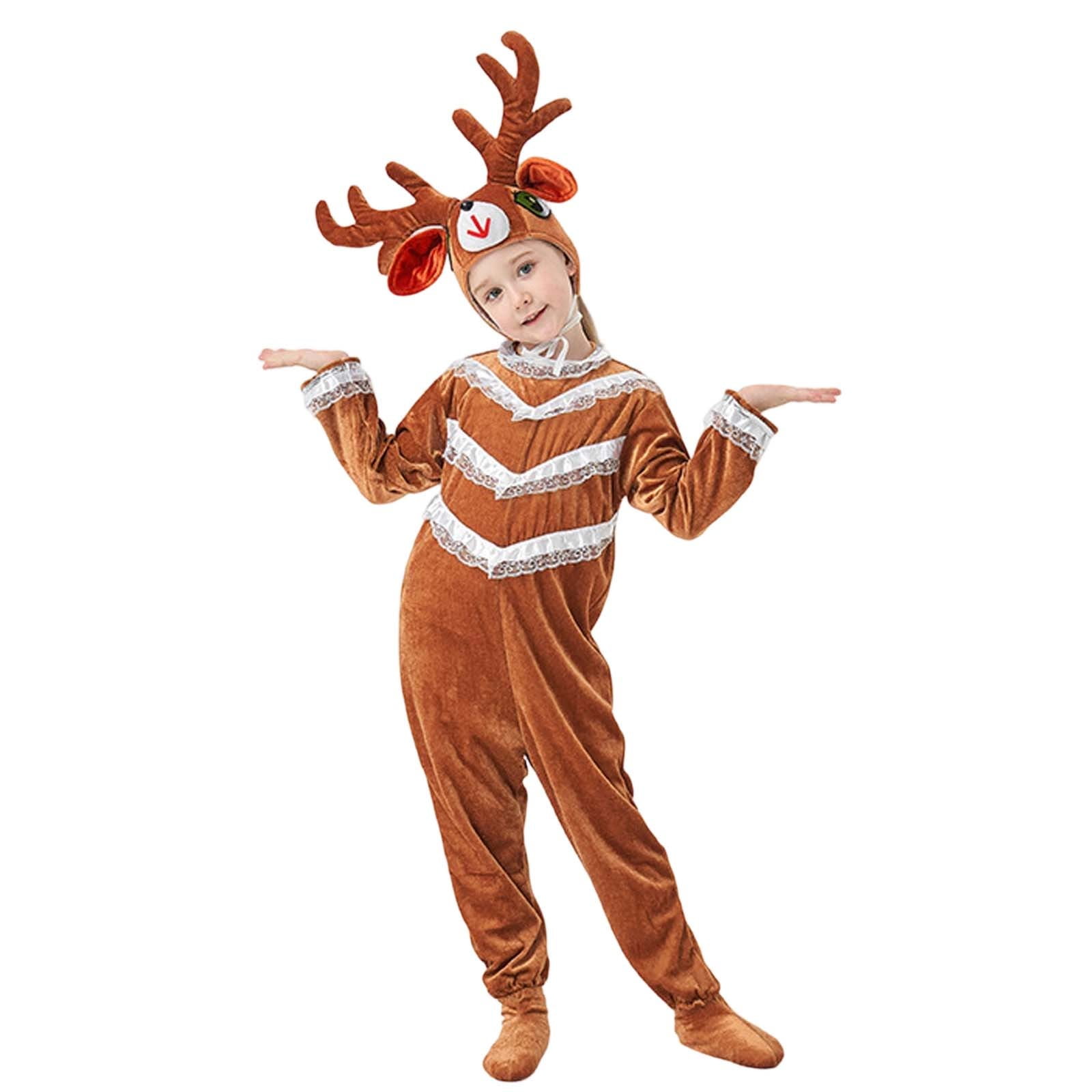 Family Christmas Costume Reindeer Jumpsuit for Holiday Festive Show ...