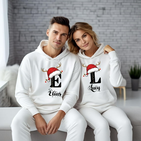 Family Christmas Name Sweatshirt, Personalized Christmas Family ...