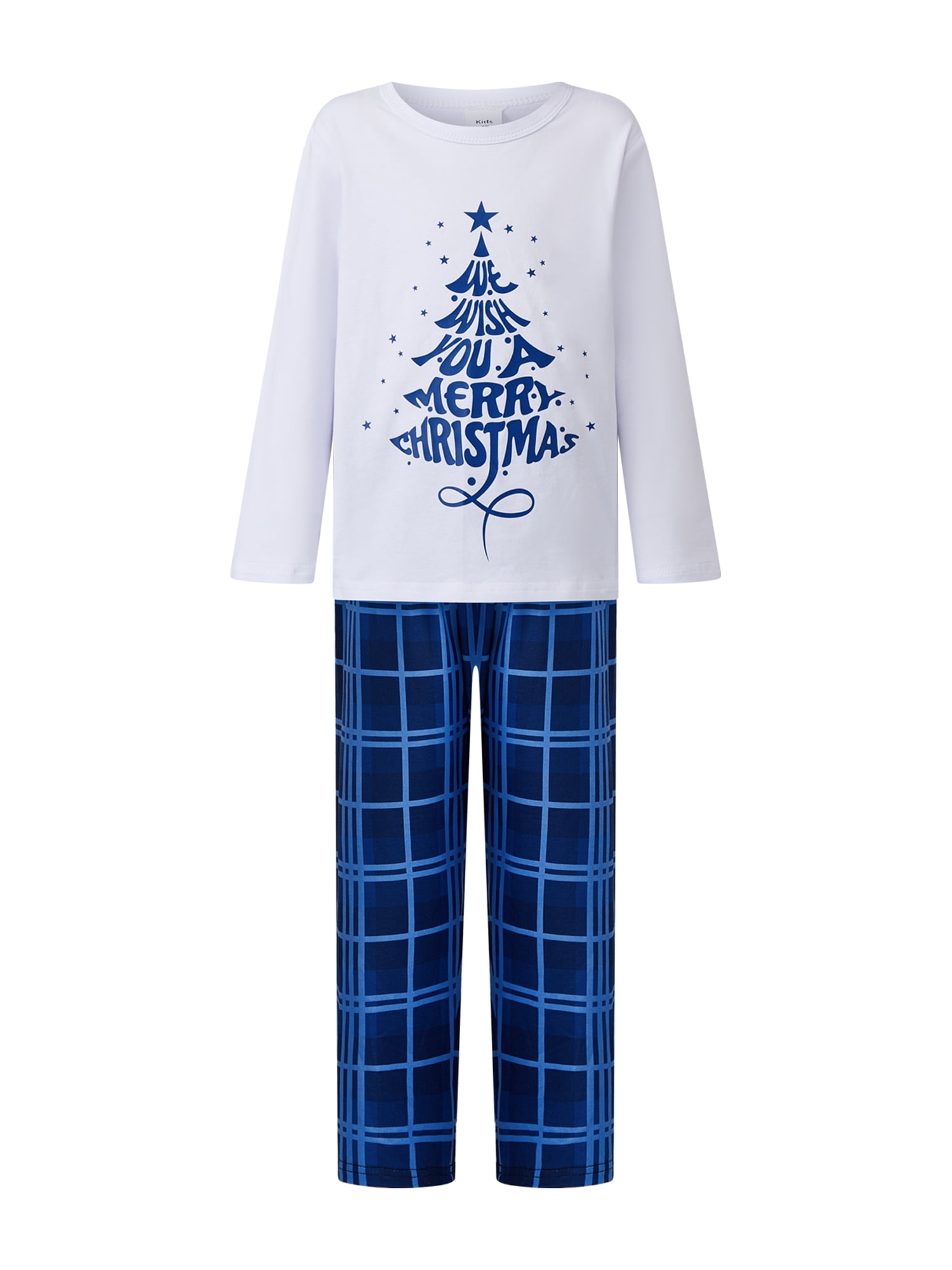 Family Christmas Pajama Set with Alphabet Tree Print - Christmas ...