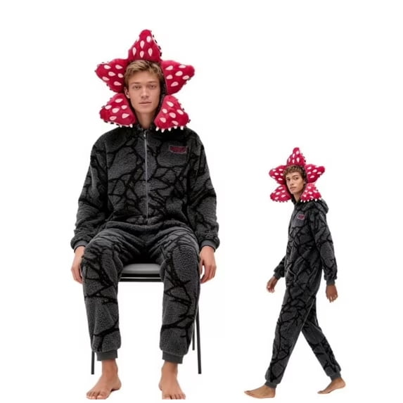 Family Christmas Pajamas Matching Sets Stranger Flower Things ...