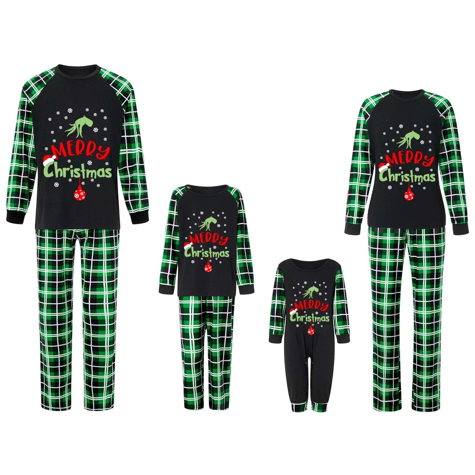 Family Christmas Pajamas Matching Sets, Xmas Matching Pjs Adults Kids ...