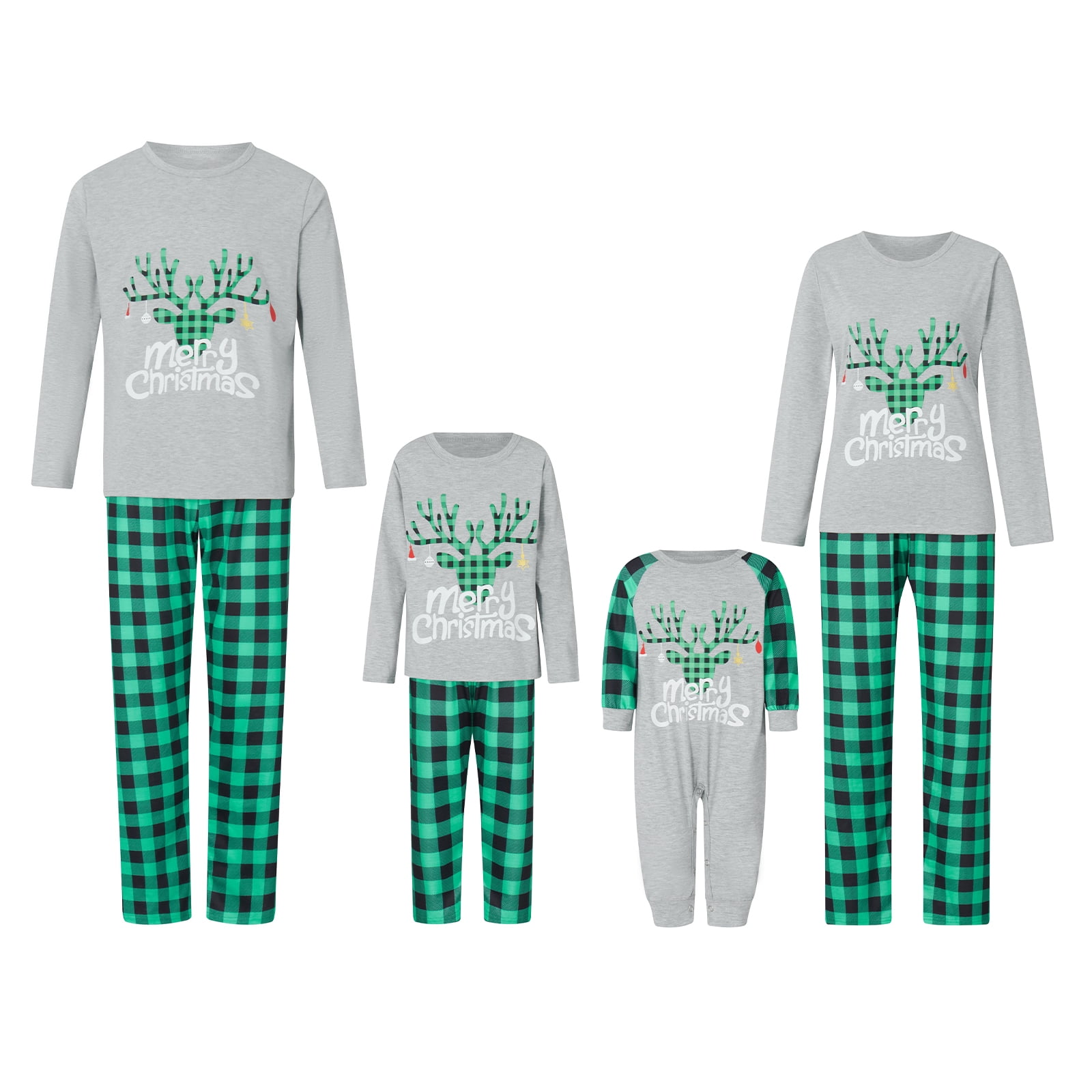 Family Christmas Pajamas Matching Sets Xmas Matching Pjs for Adults ...