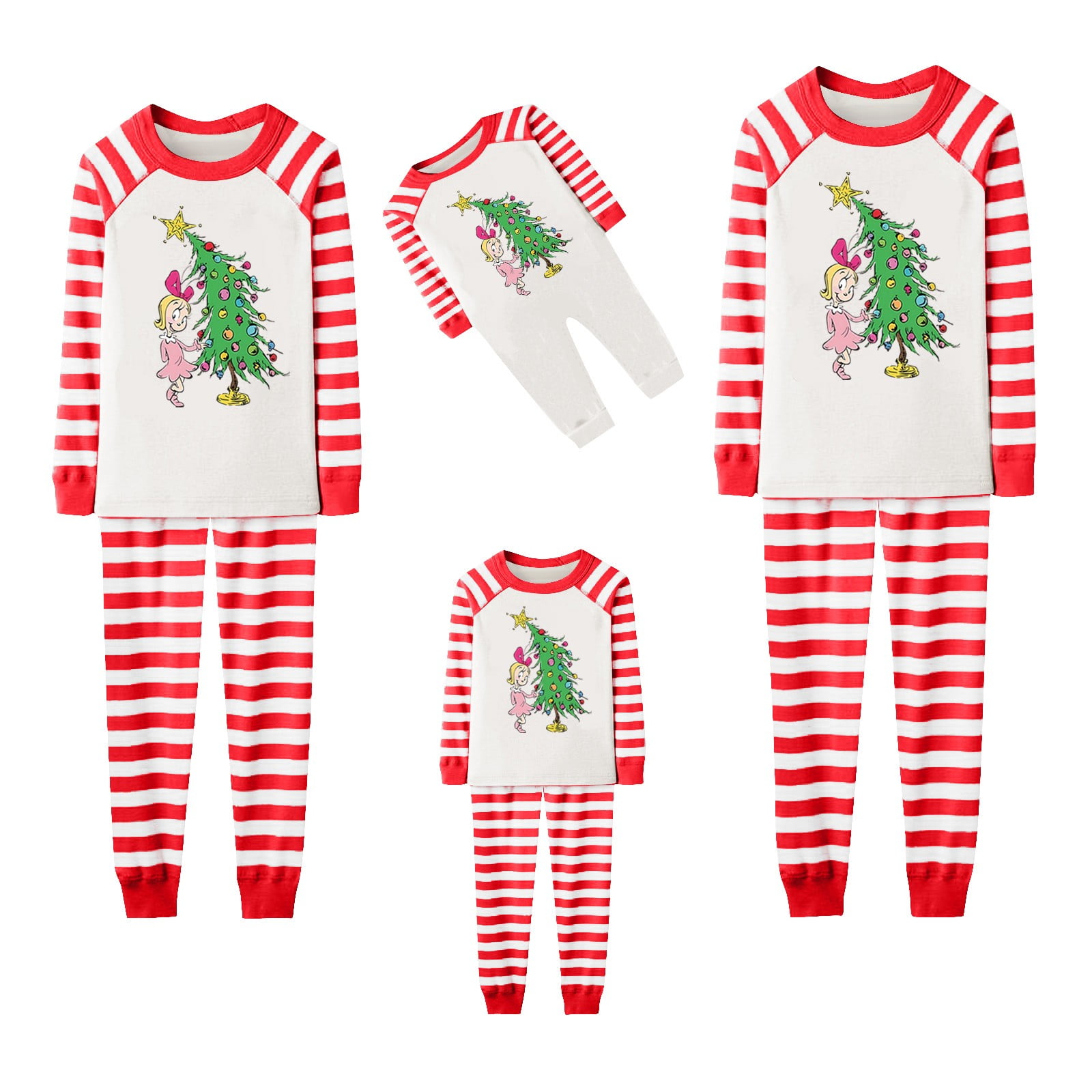 Family Christmas Pajamas, Pijamas De Navidad Para Familia 2025, Long ...