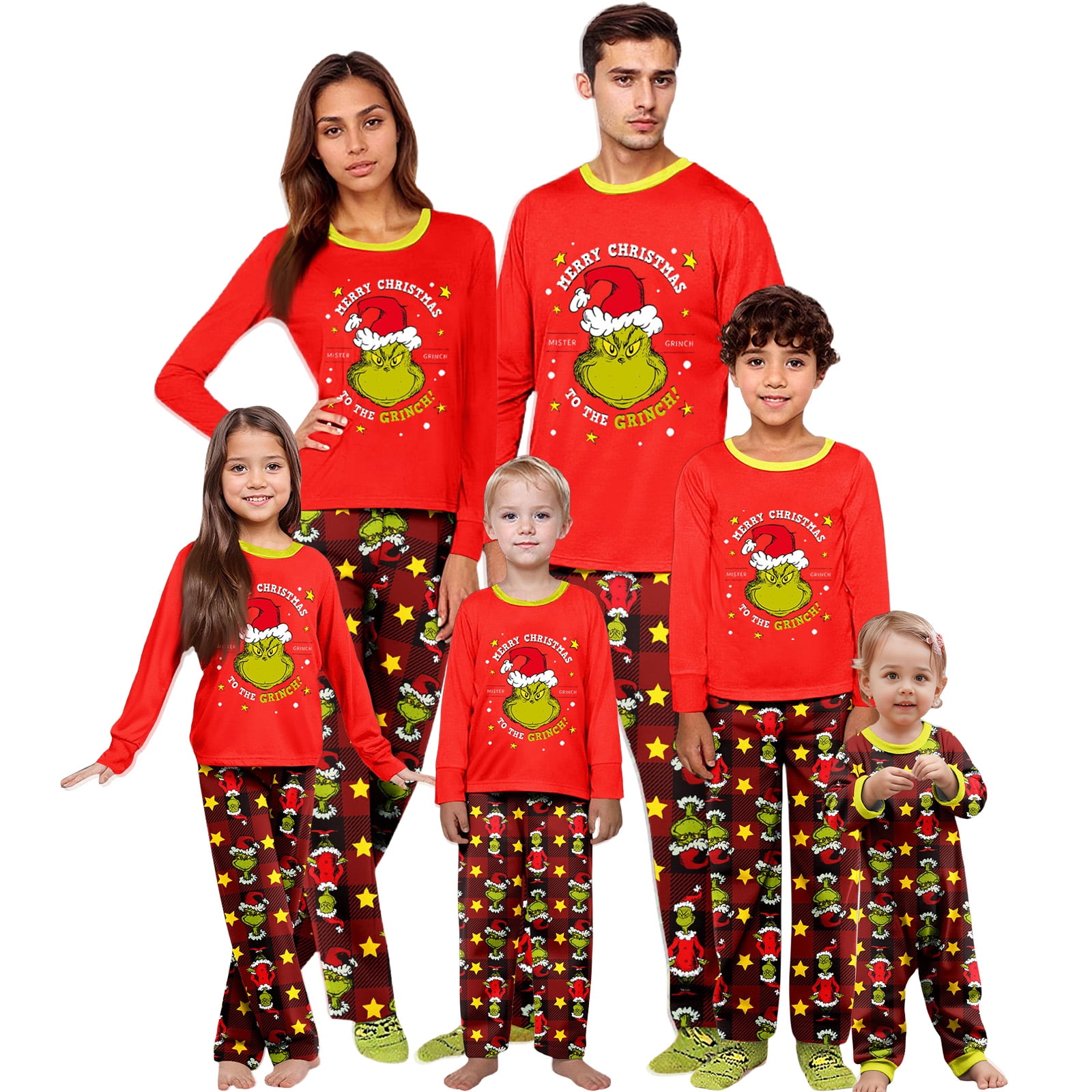 Family Christmas Pajamas, Pijamas De Navidad Para Familia 2025, Holiday ...