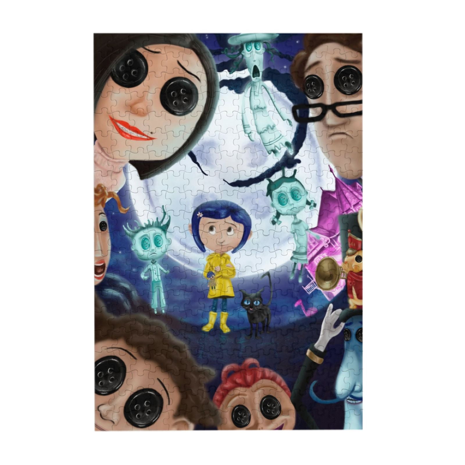 Family Coraline Wooden Jigsaw Puzzles Accessories Intellectual ...