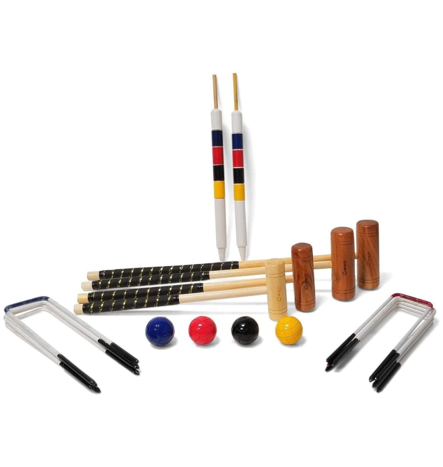 Family Croquet Set (4 Player, Nine Wicket) Family 4-Player - Walmart.com