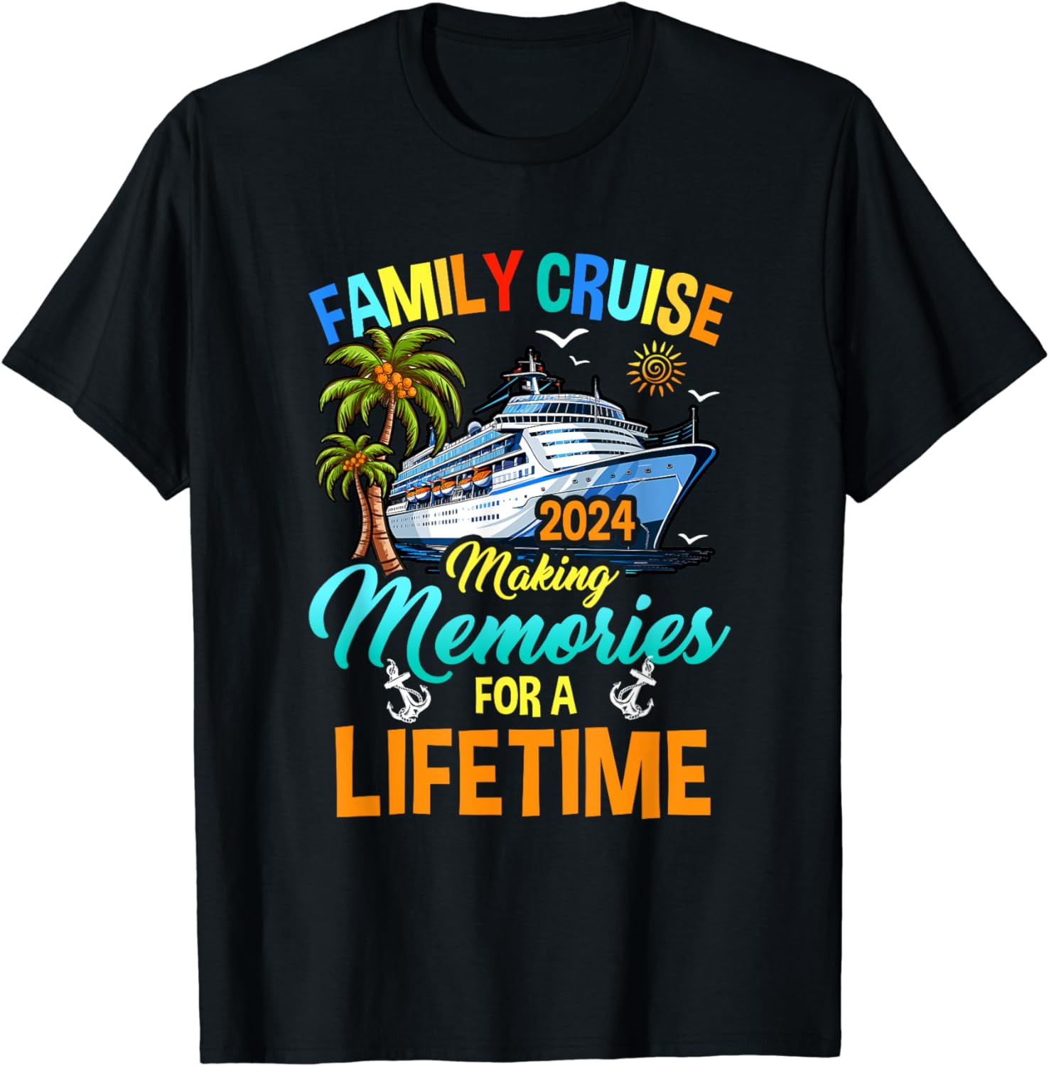 Family Cruise 2024 Making Memories For A Lifetime Beach T-Shirt ...