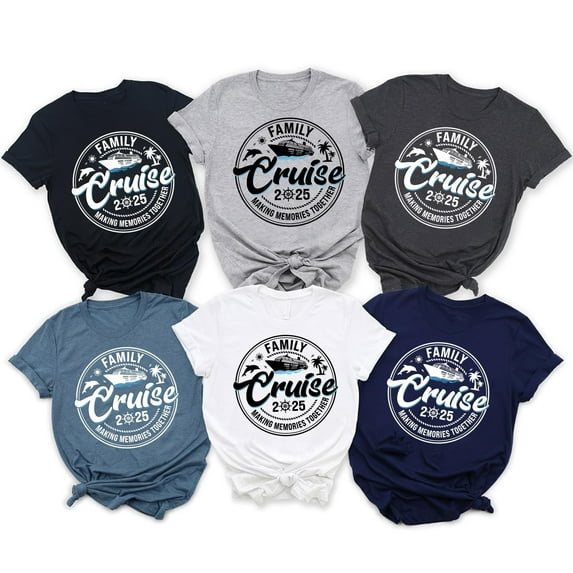 Family Cruise 2025 Making Memories Together Shirt, Cruise Squad Shirt ...