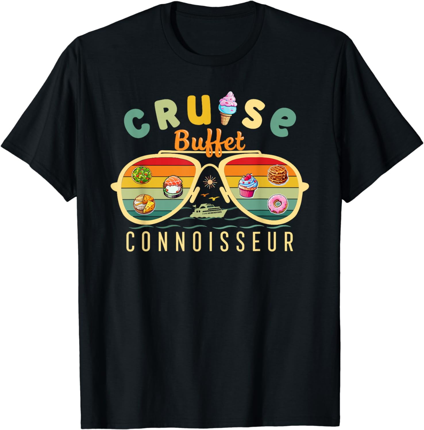 Family Cruise Squad Friends funny Matching Men Women Buffet T-Shirt ...