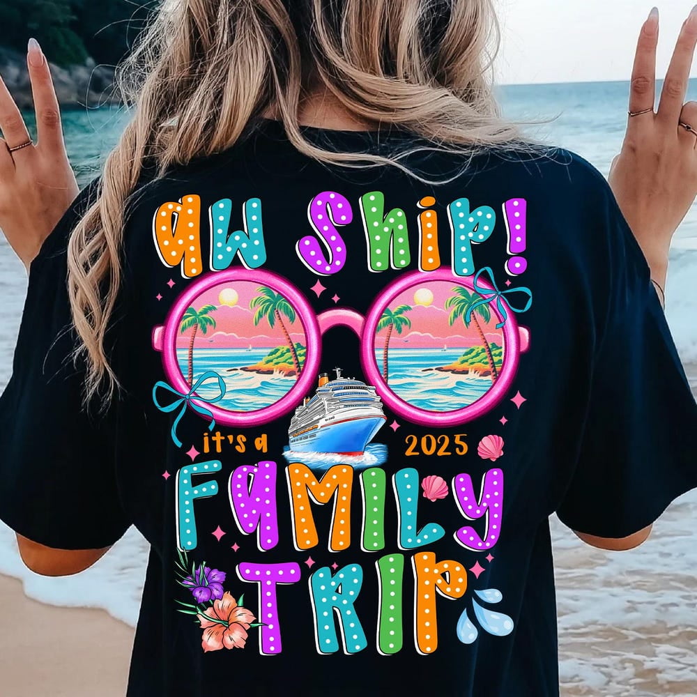 Family Cruise Trip Shirt, Aw Ship Family Vacation, Cruise Shirt 2025 ...