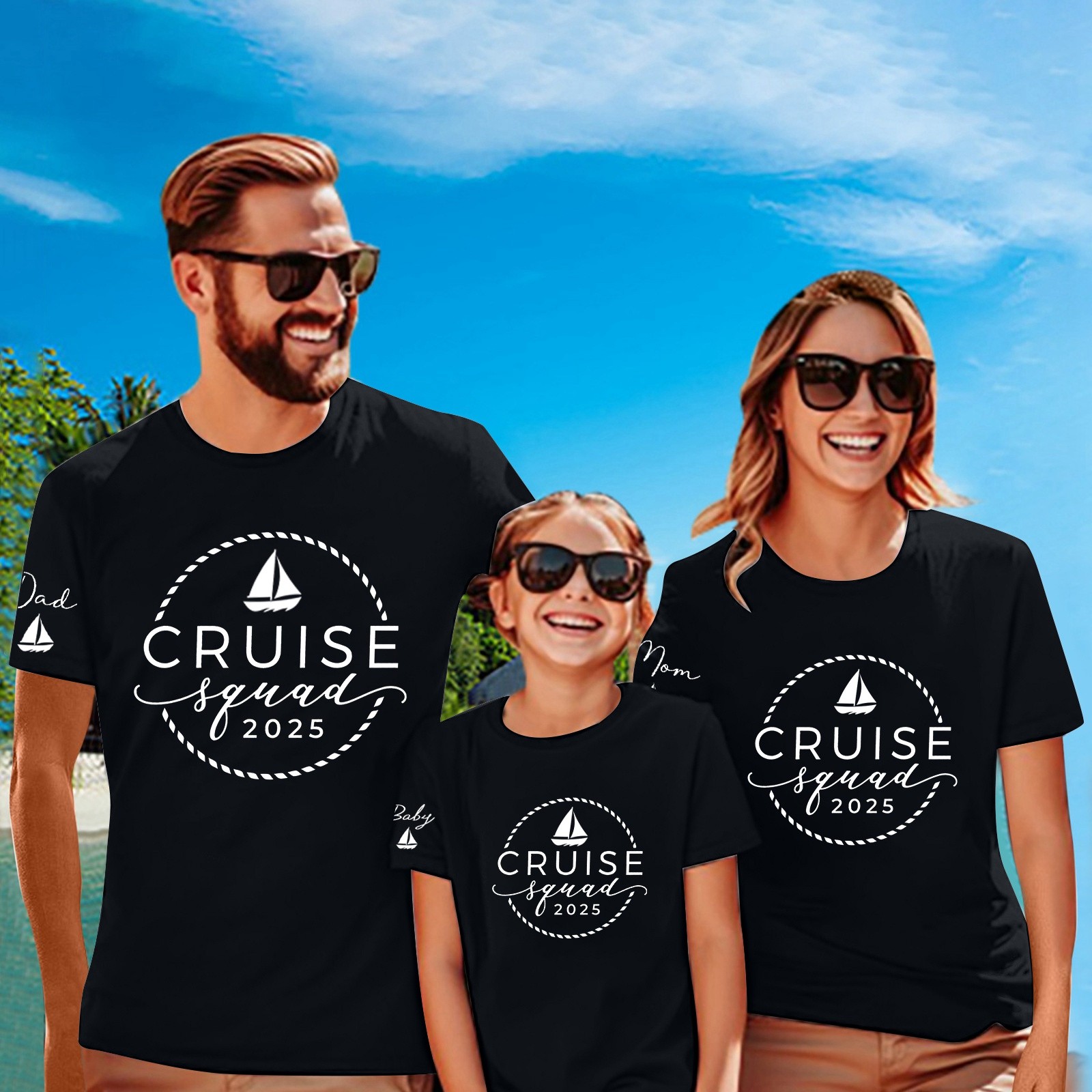 Family Cruise Vacation & Birthday Party Matching Shirts Fashionable ...