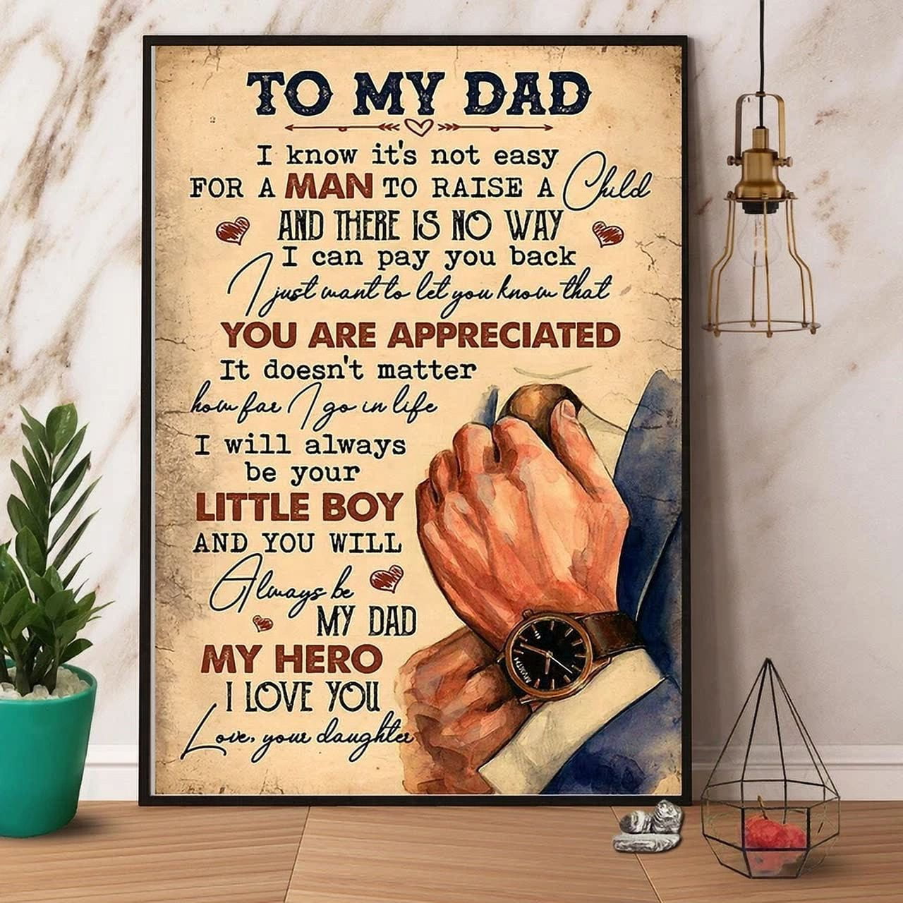 Family Dad Love Daughter To My Dad I Will Always Be Your Little Boy ...