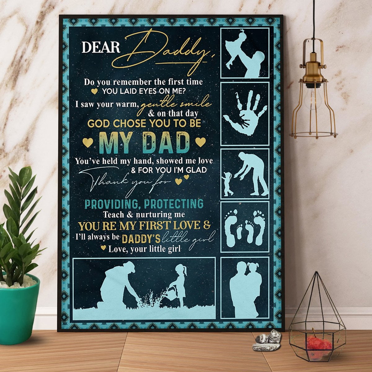 Family Dad Love Dear Daddy Thank You For Providing Protecting Teach ...