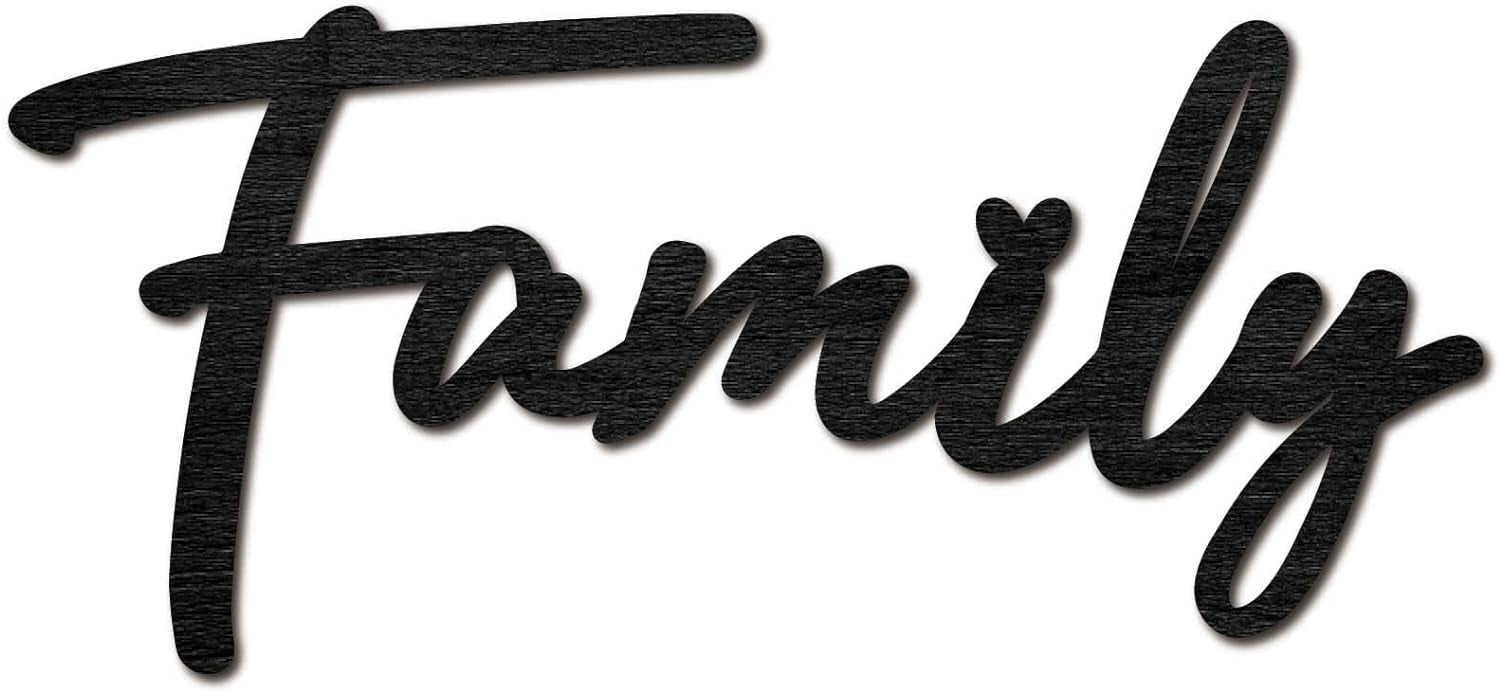 Family Door Sign Wood Cut Sign Laser Cut Decor Wooden Sign Wall Hanging ...