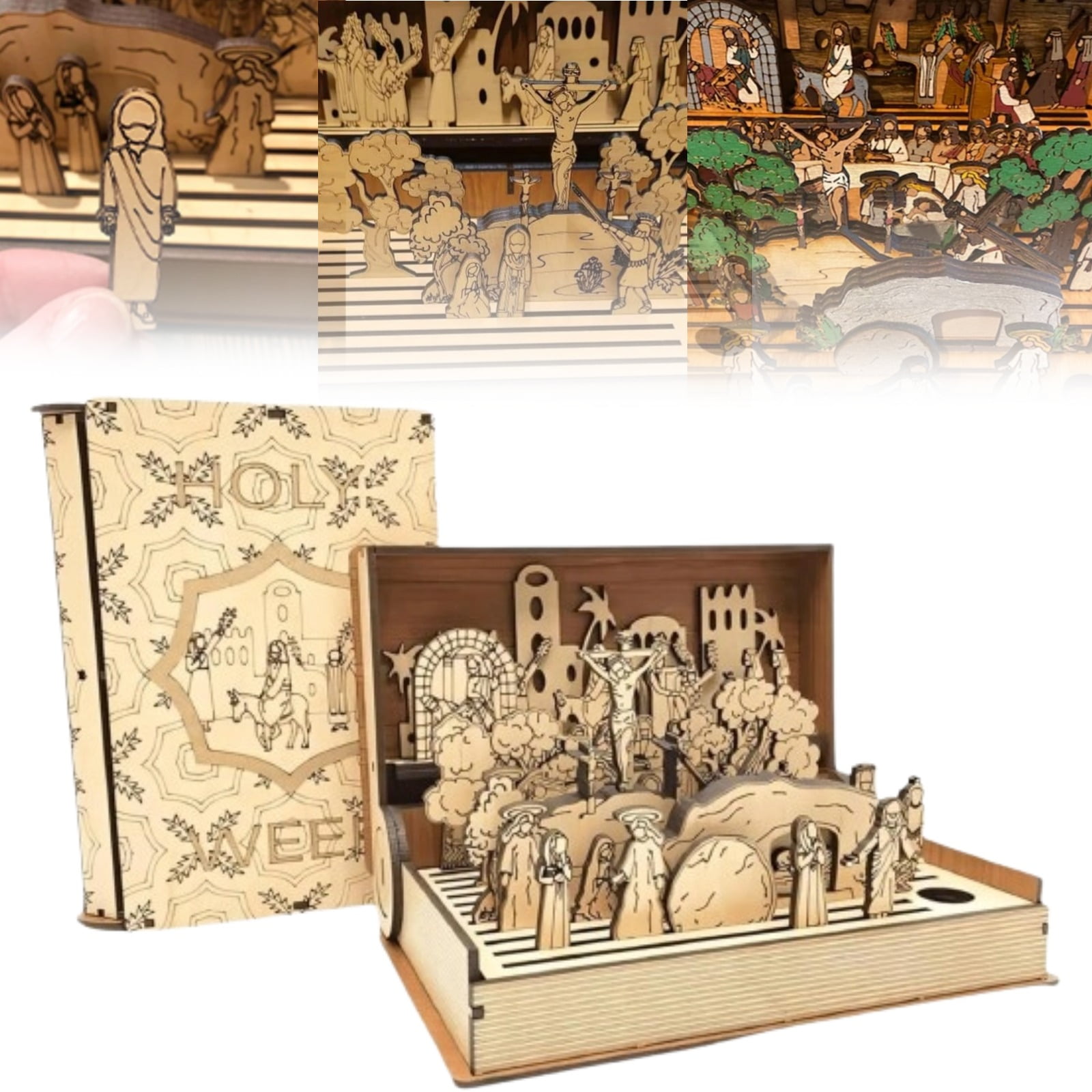 Easter Resurrection Scene Resurrection Scene Decor - Family Easter Holy ...