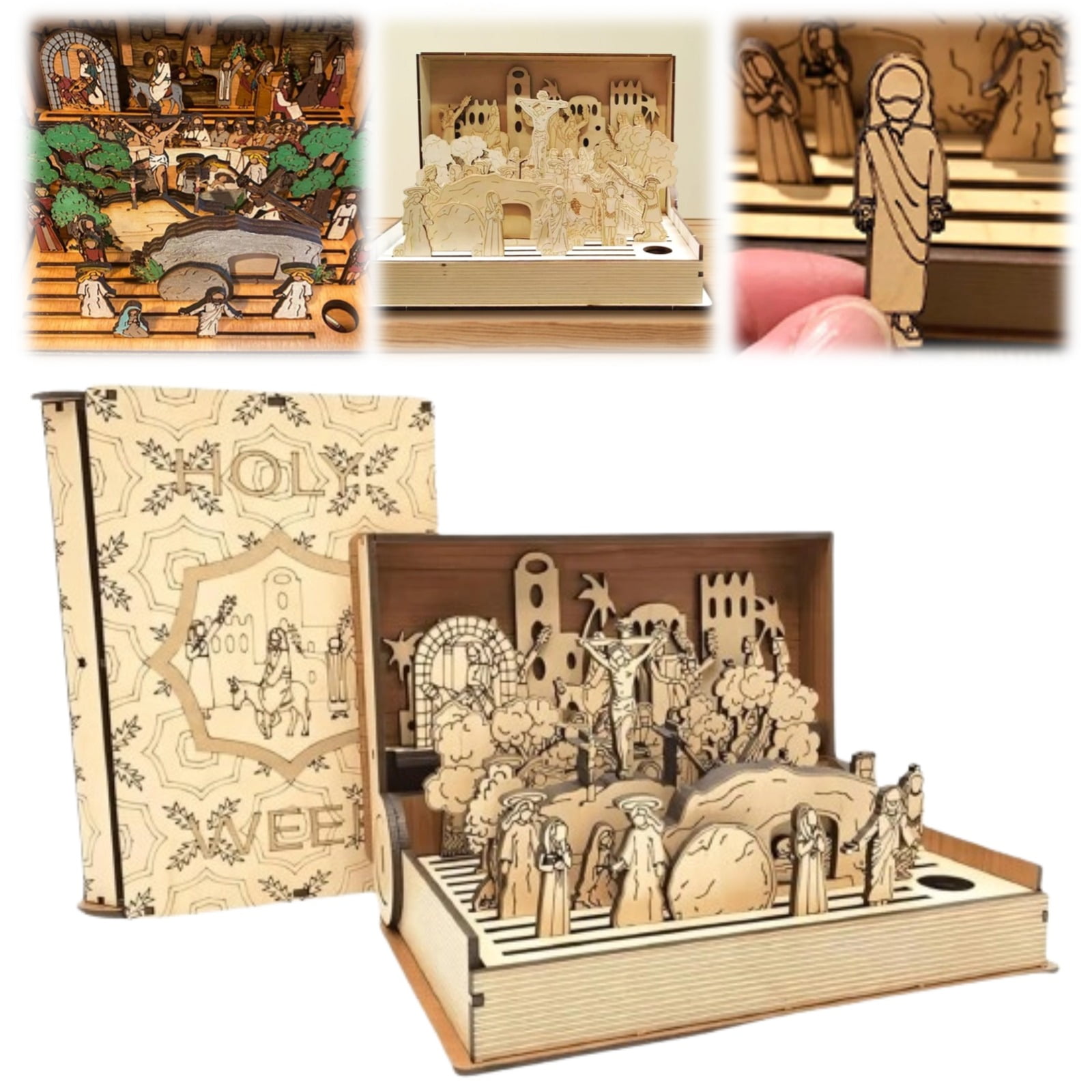 Family Easter Holy Week Gift - Handmade DIY Easter Book Kit with ...