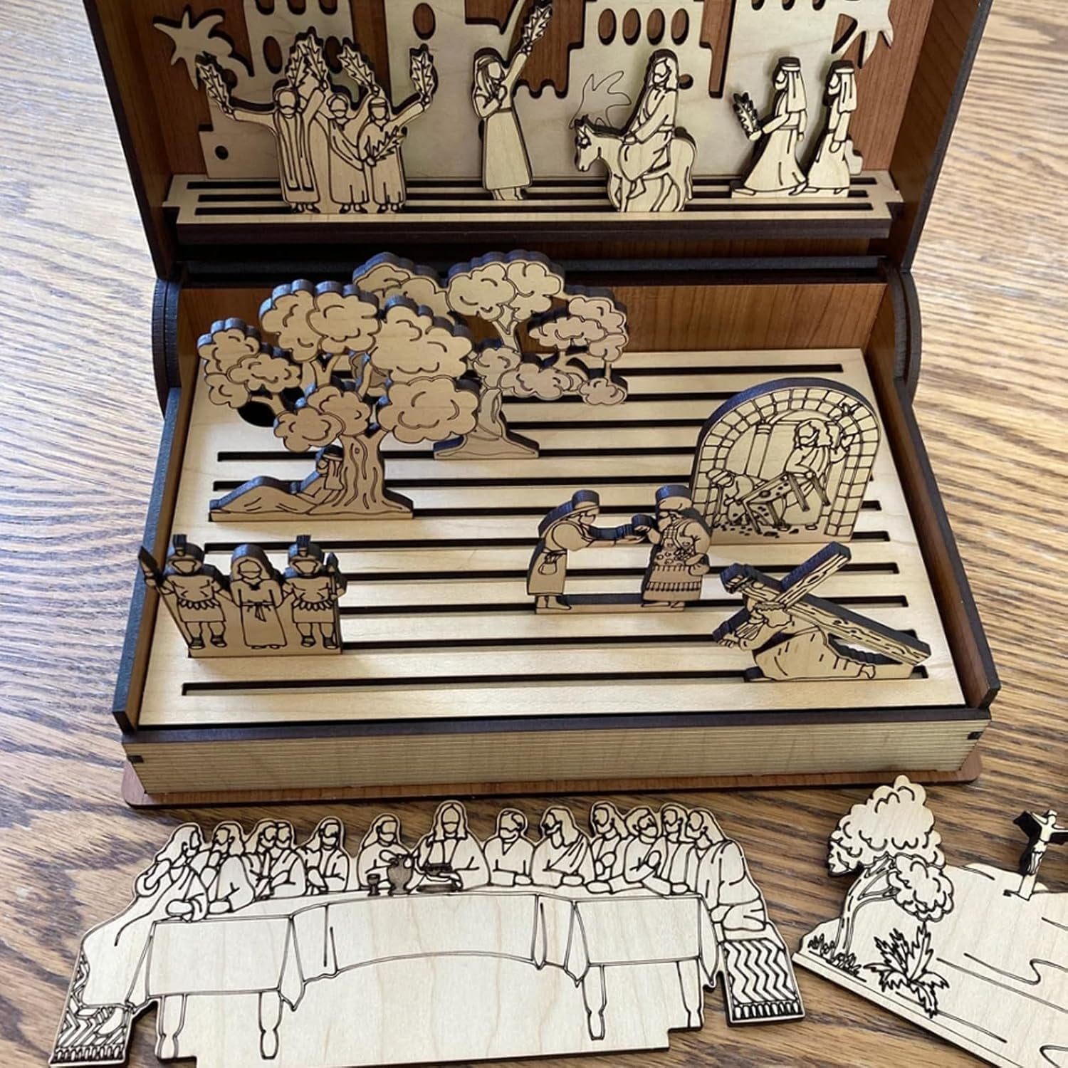 Family Easter Holy Week Gift, Easter Resurrection Scene Decor, Unique ...