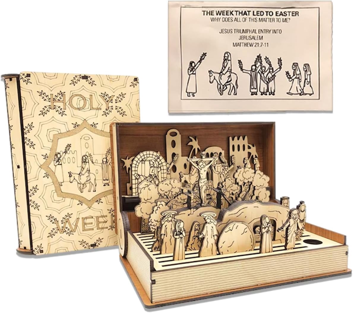Family Easter Holy Week Gift, Easter Resurrection Scene, Holy Week ...