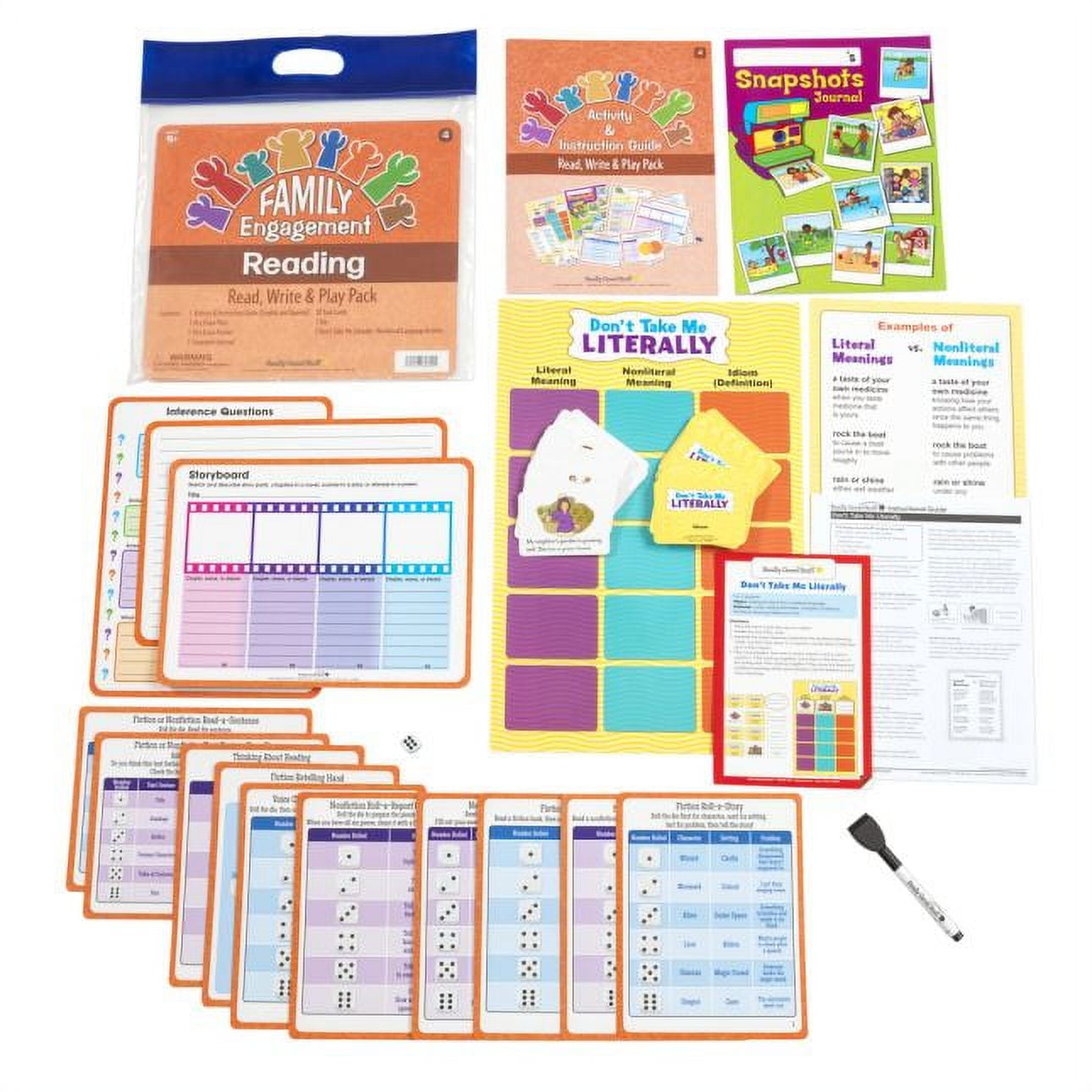 Family Engagement Reading - Read, Write and Play Pack - Fourth Grade ...