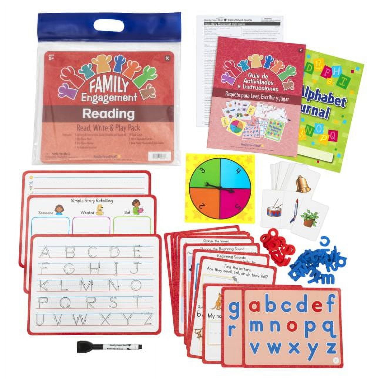 Family Engagement Reading - Read, Write and Play Pack - Kindergarten ...