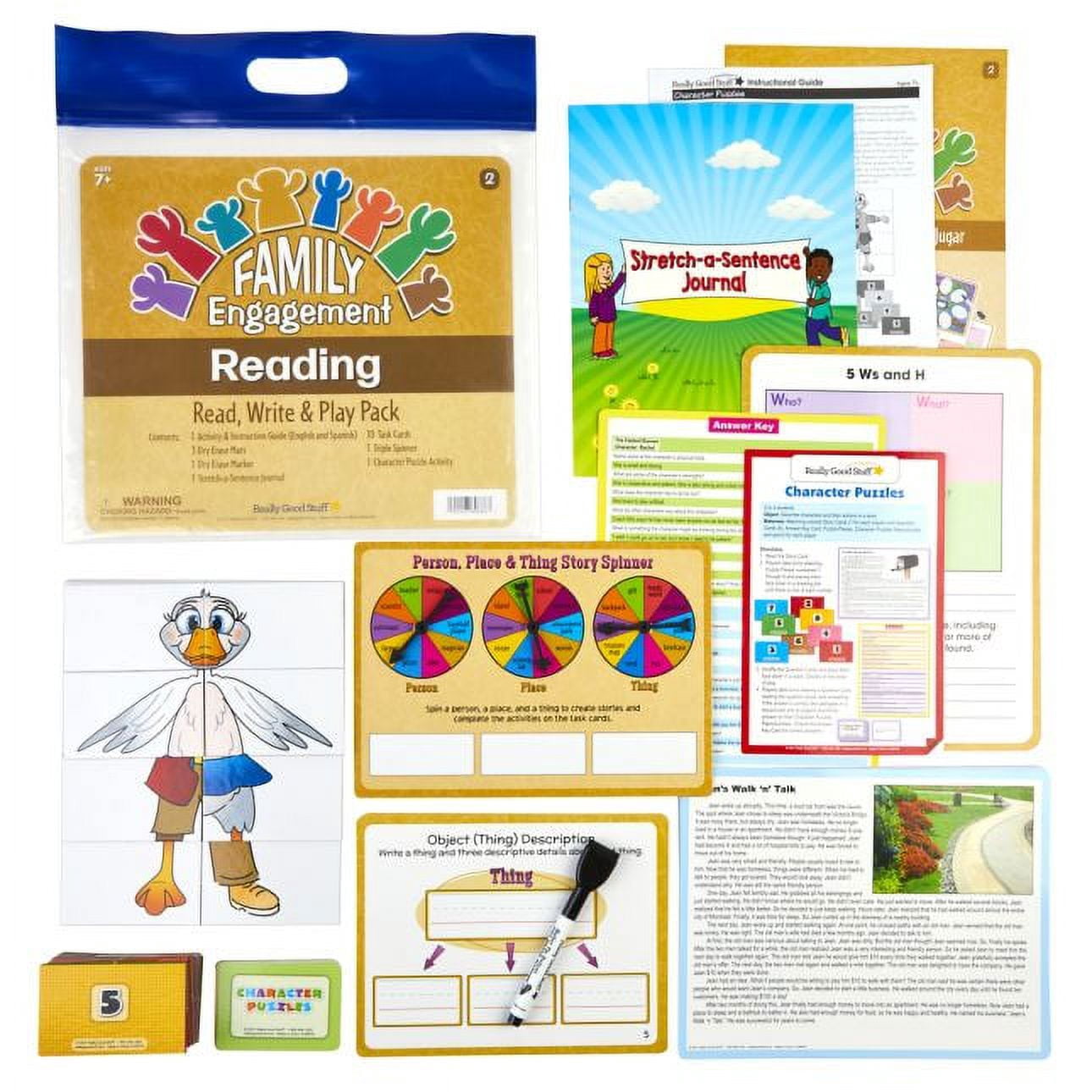 Family Engagement Reading - Read, Write and Play Pack - Second Grade ...