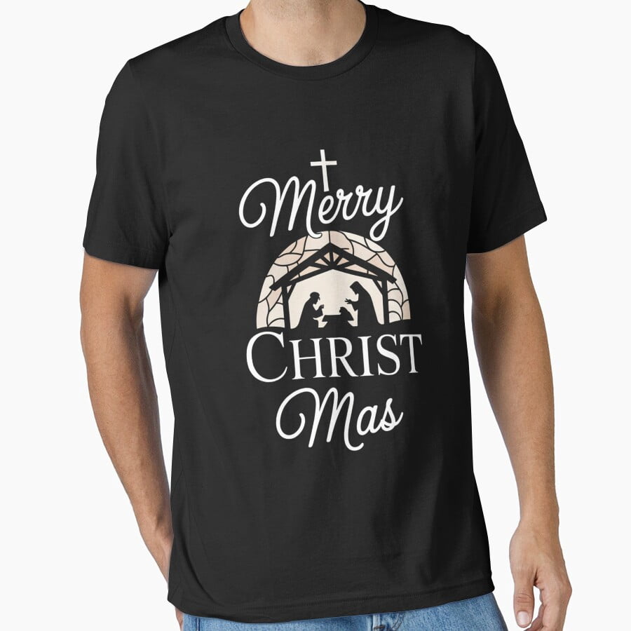 Family Faith Christian Christmas Jesus Family Holiday Design Unisex T ...