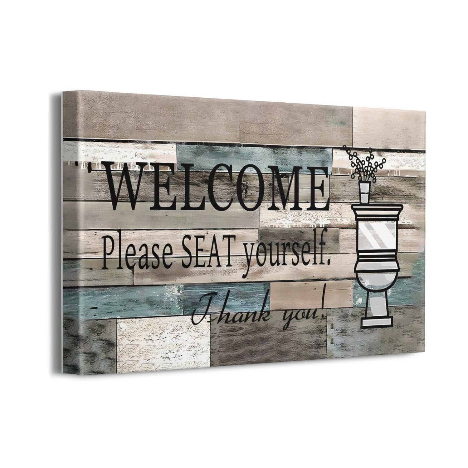 Family Farmhouse Wall Art - Inspirational Quotes Poster for Dining Room ...