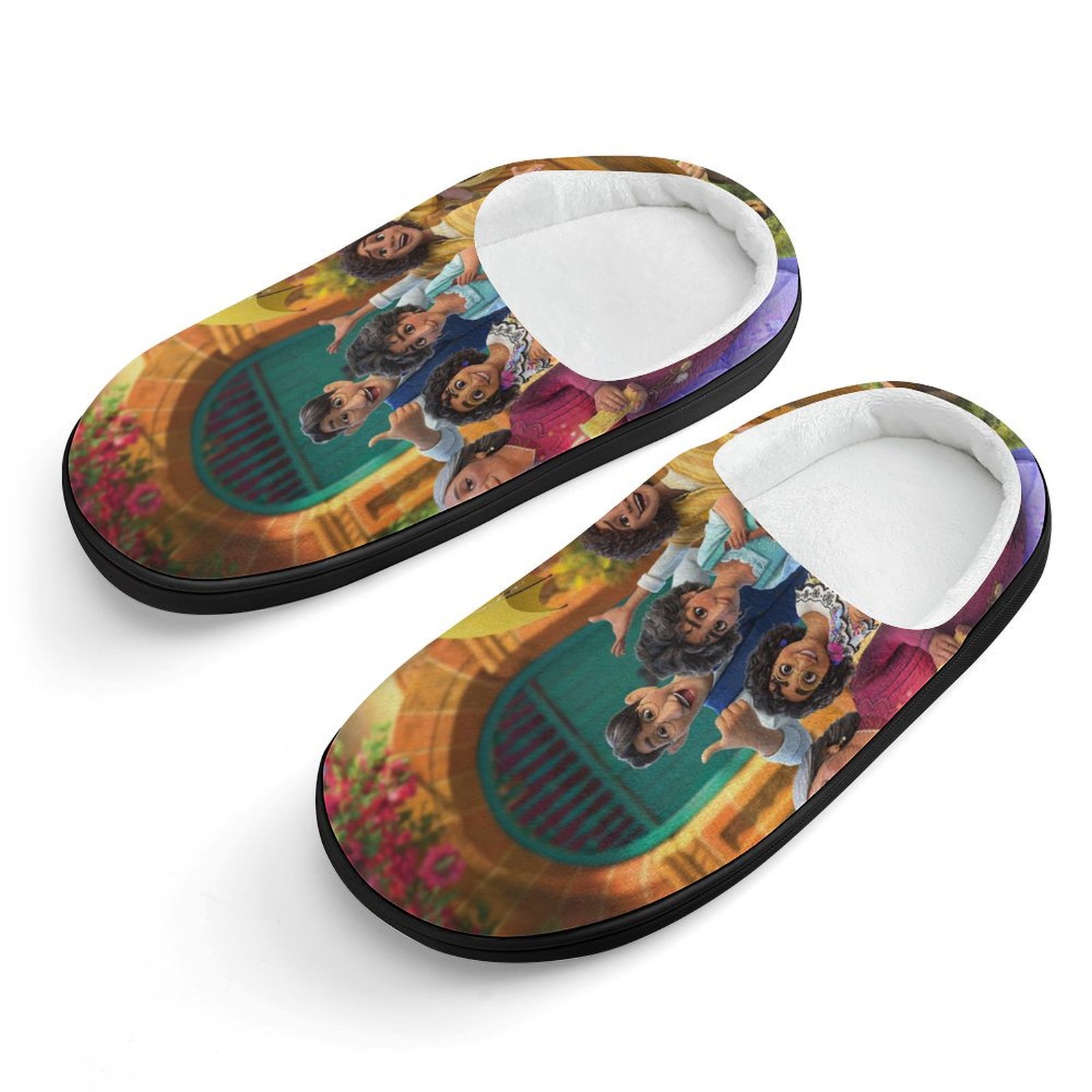Family Film Encanto Kid's Cotton Slippers Winter Warm Soft Plush ...