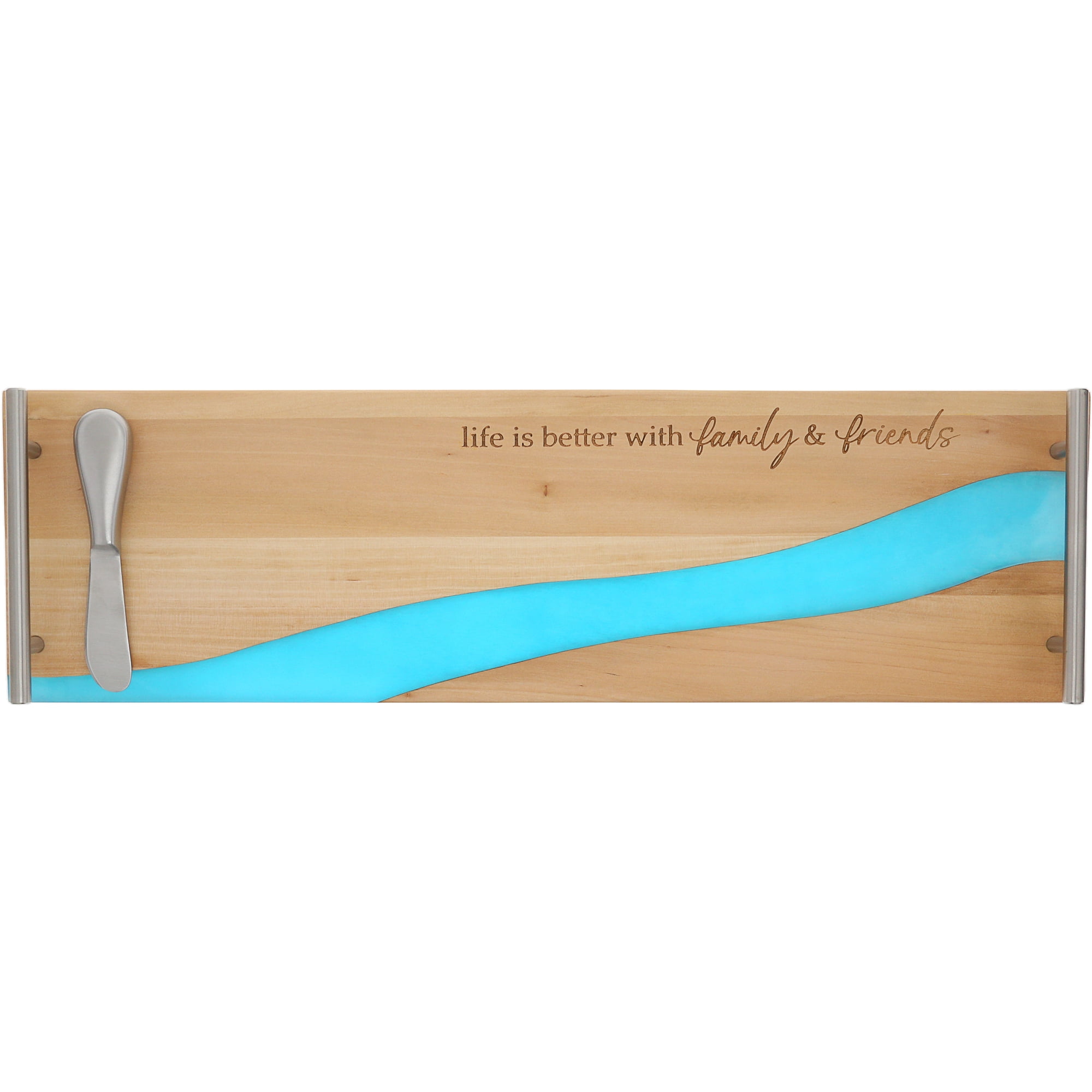Pavilion Gift Company - Family & Friends - 21" Wood & Resin Cheese ...