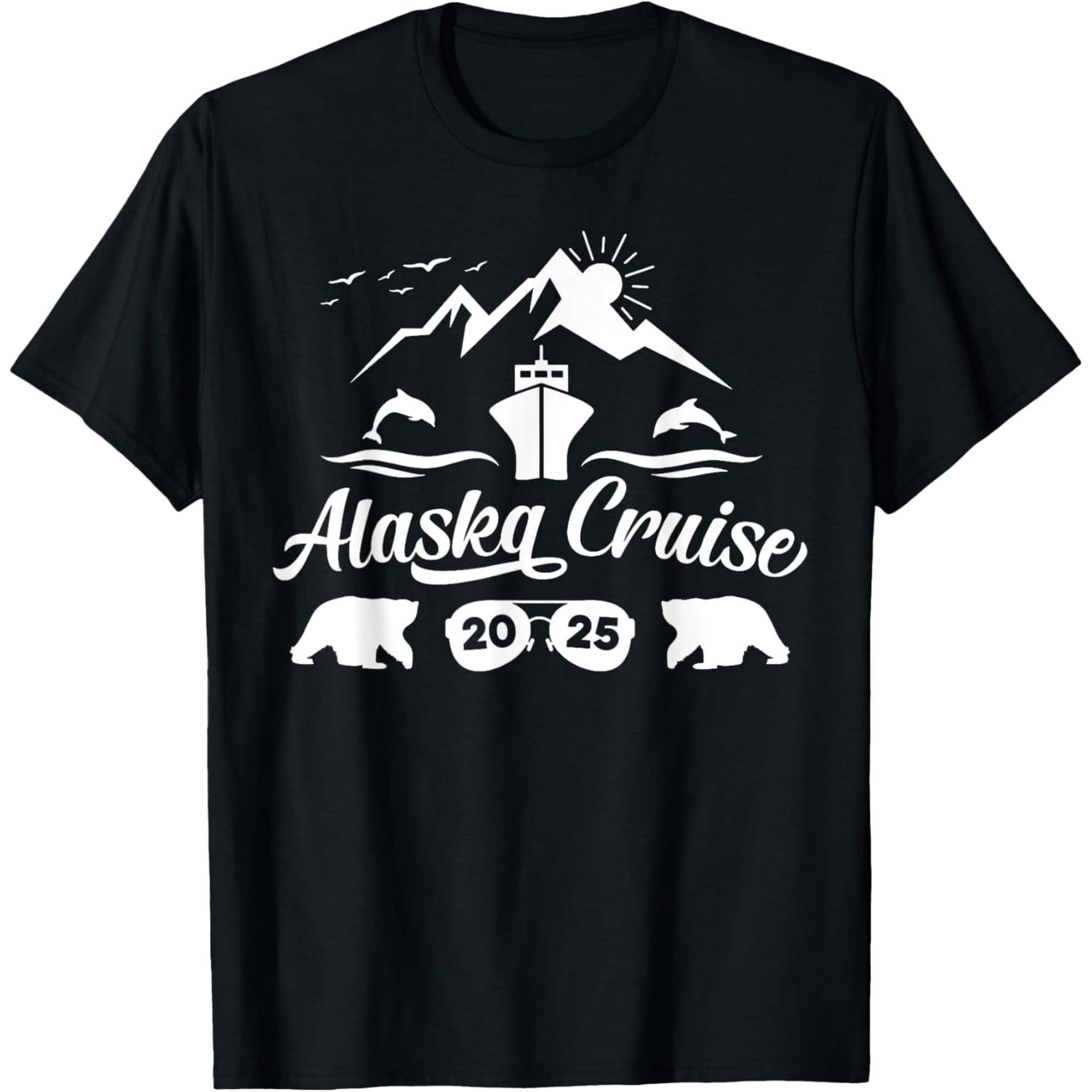Family Friends Group Travel Matching Alaska Cruise 2025 T-Shirt ...