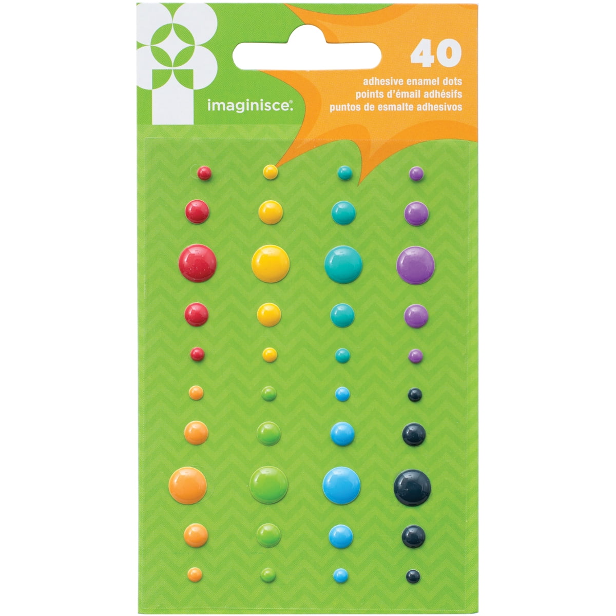 Family Fun Enamel Dots 40/Pkg - Walmart.com