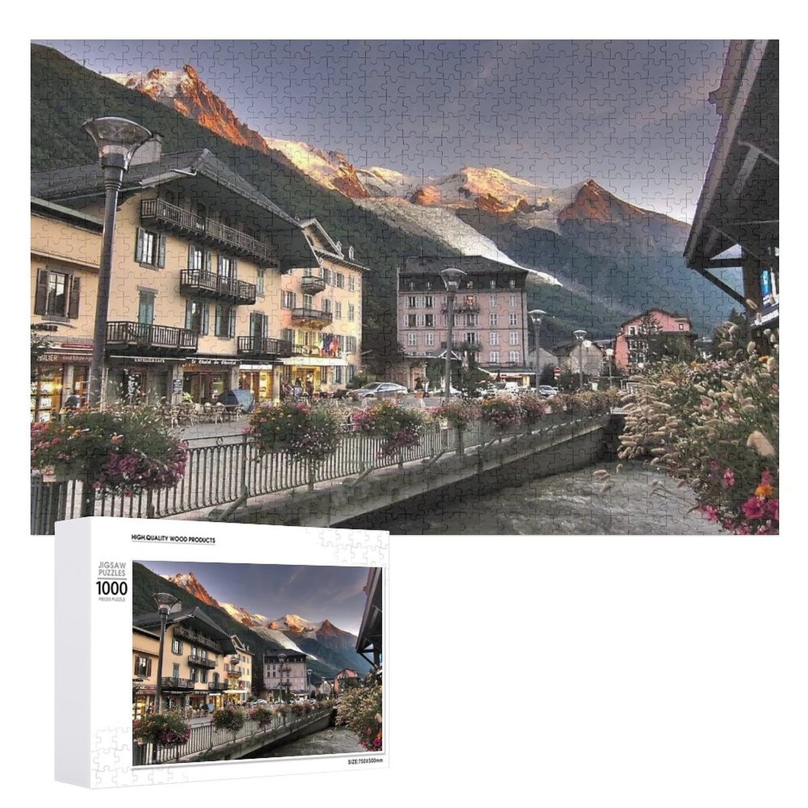 Family Fun Jigsaw Puzzle 1000 Piece France Chamonix Alps Suitable For ...