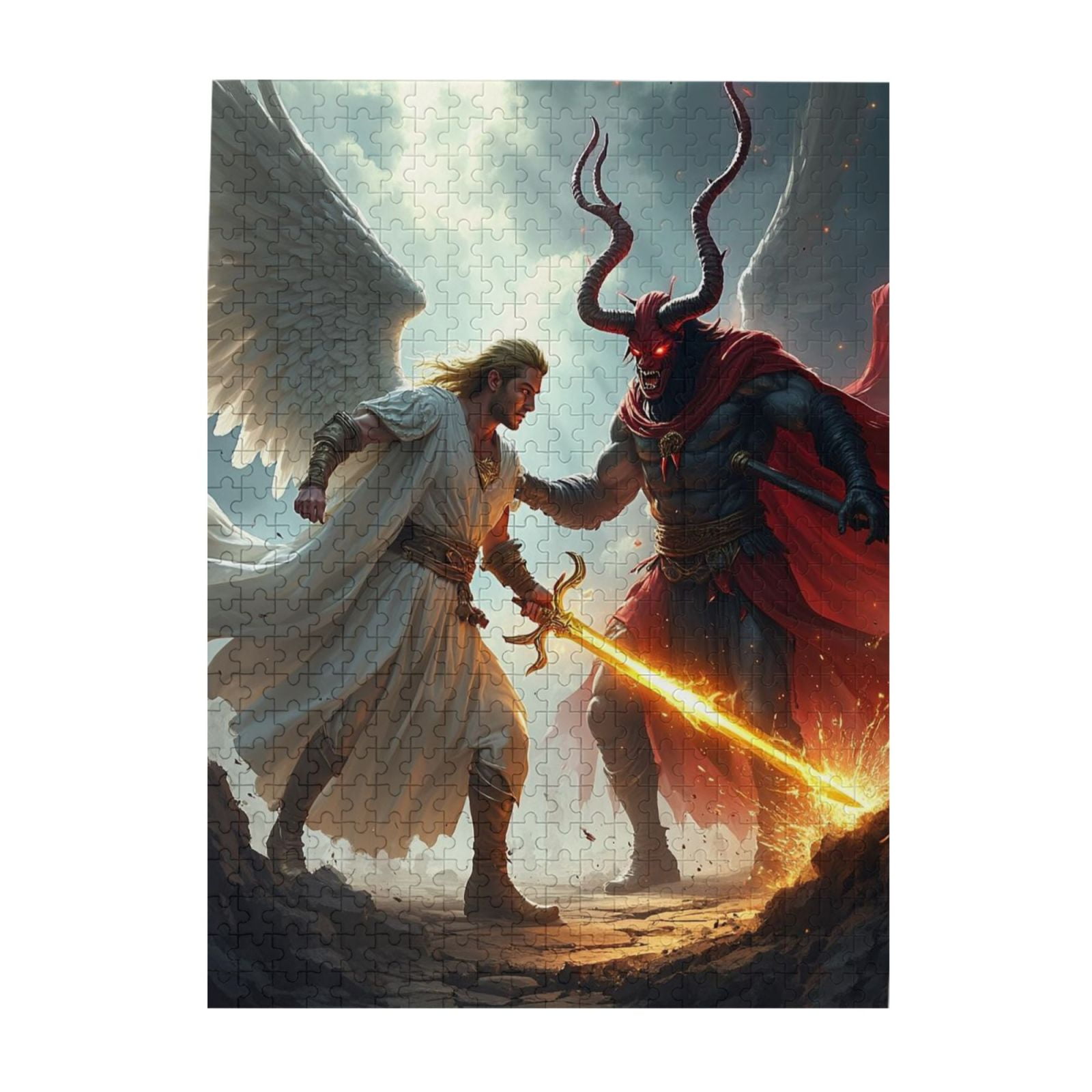 Family Fun Jigsaw Puzzle 500 Piece - Archangel Michael Defeated Satan ...