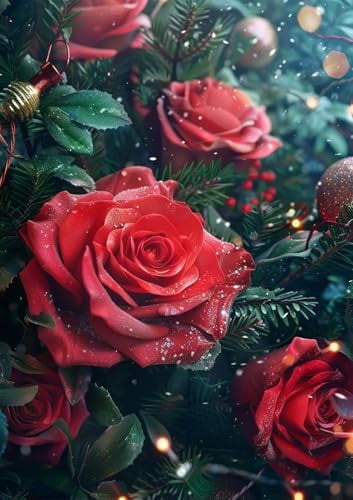 Family Fun Jigsaw Puzzle Roses Puzzles Floral Art Unique and Large ...