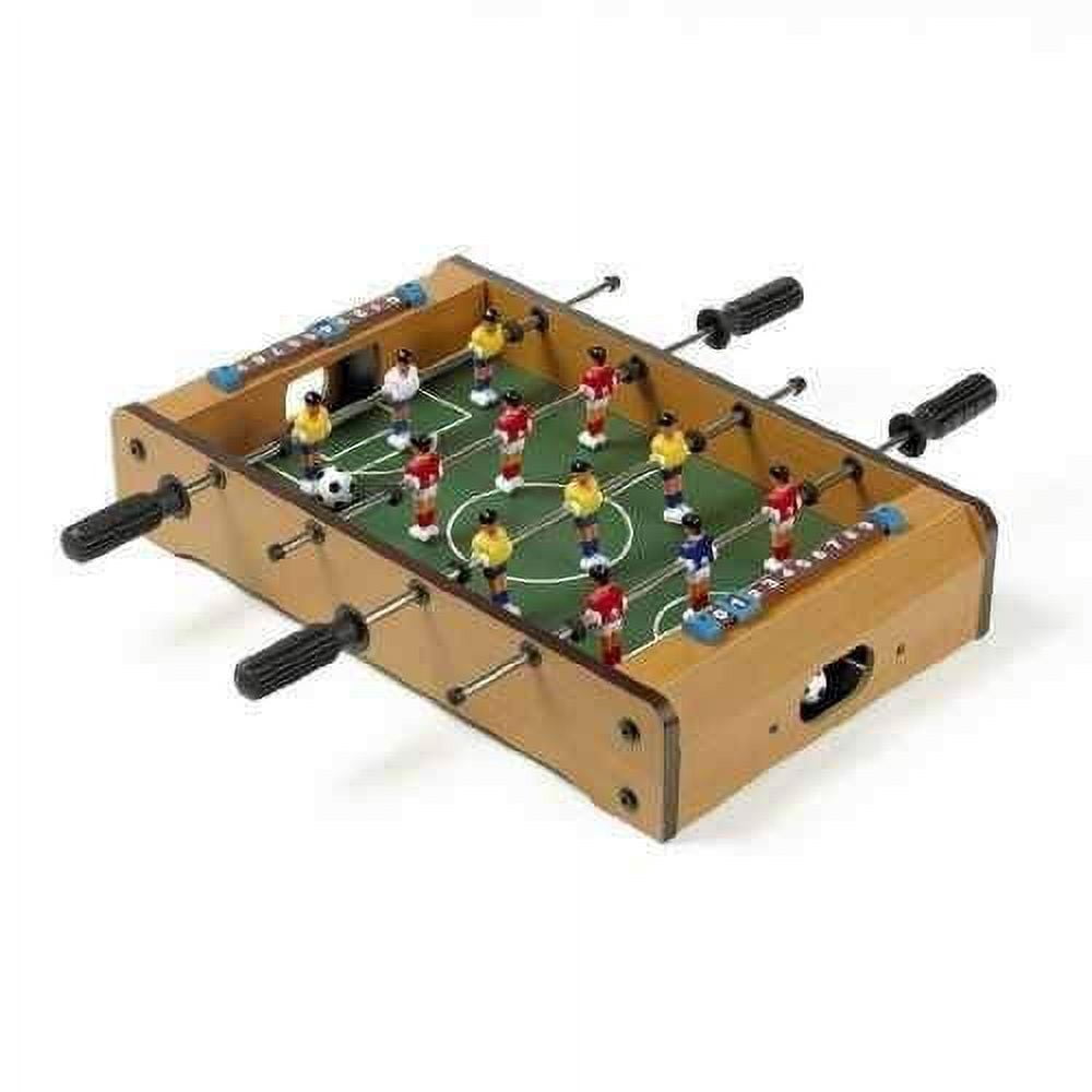 Family Games 20" Foosball Table, Easily Assemble Wooden Mini Foosball ...