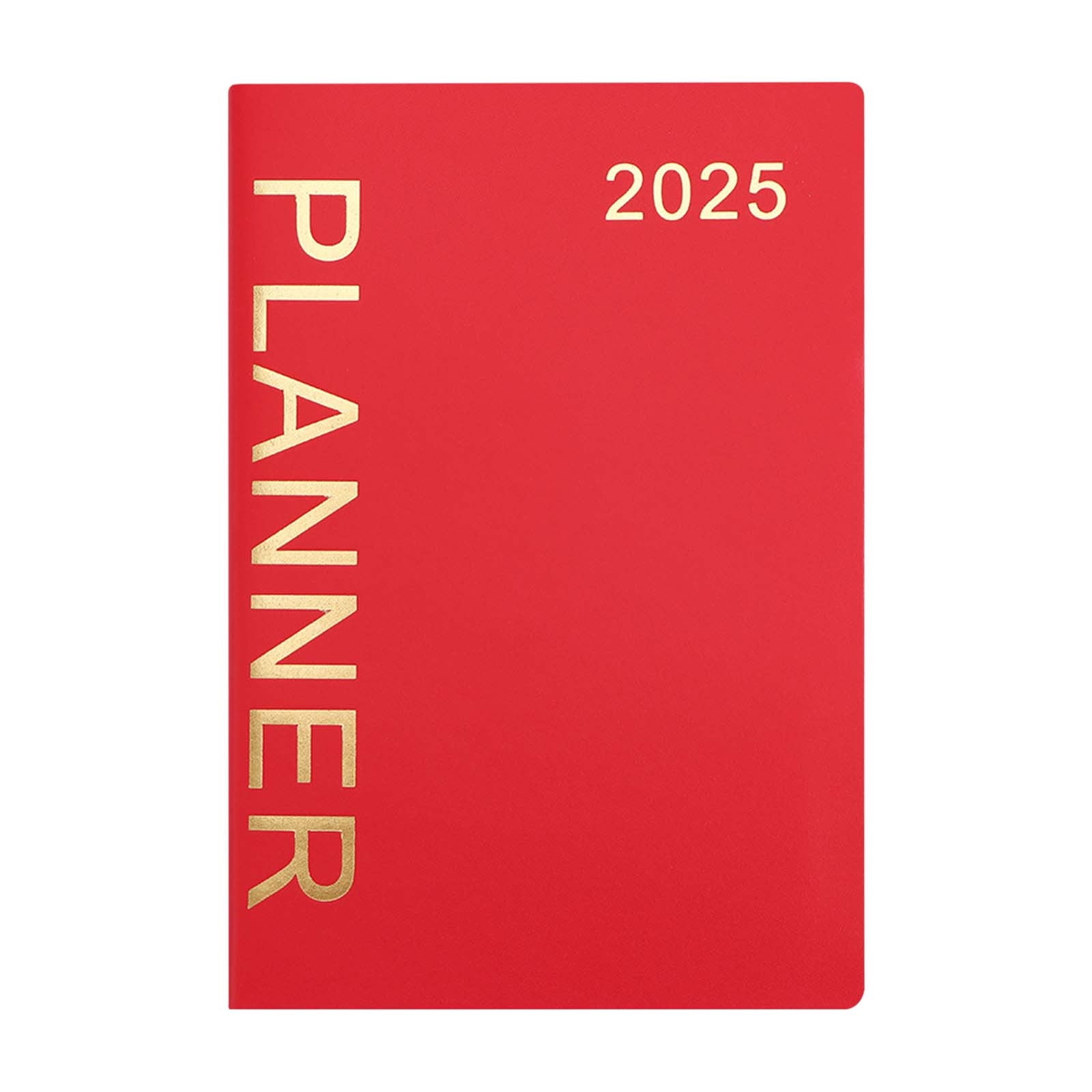 Family Gifts College Supplies 2025 English Plan A5 Soft Leather ...