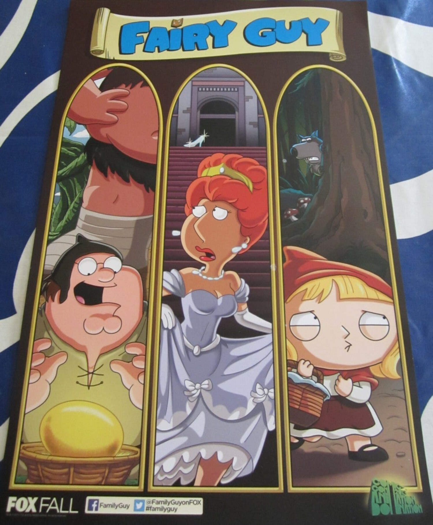 Family Guy 2013 San Diego Comic-Con exclusive 11x17 mini promo poster ...