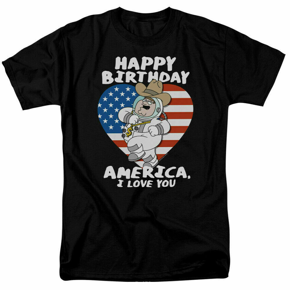 Family Guy American Love T Shirt Mens Licensed Cartoon Merch Peter ...