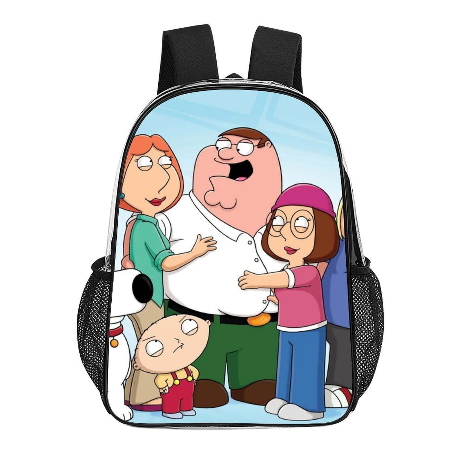 Family Guy Animated Clear Backpack Transparent Bag 17 Inch Large ...