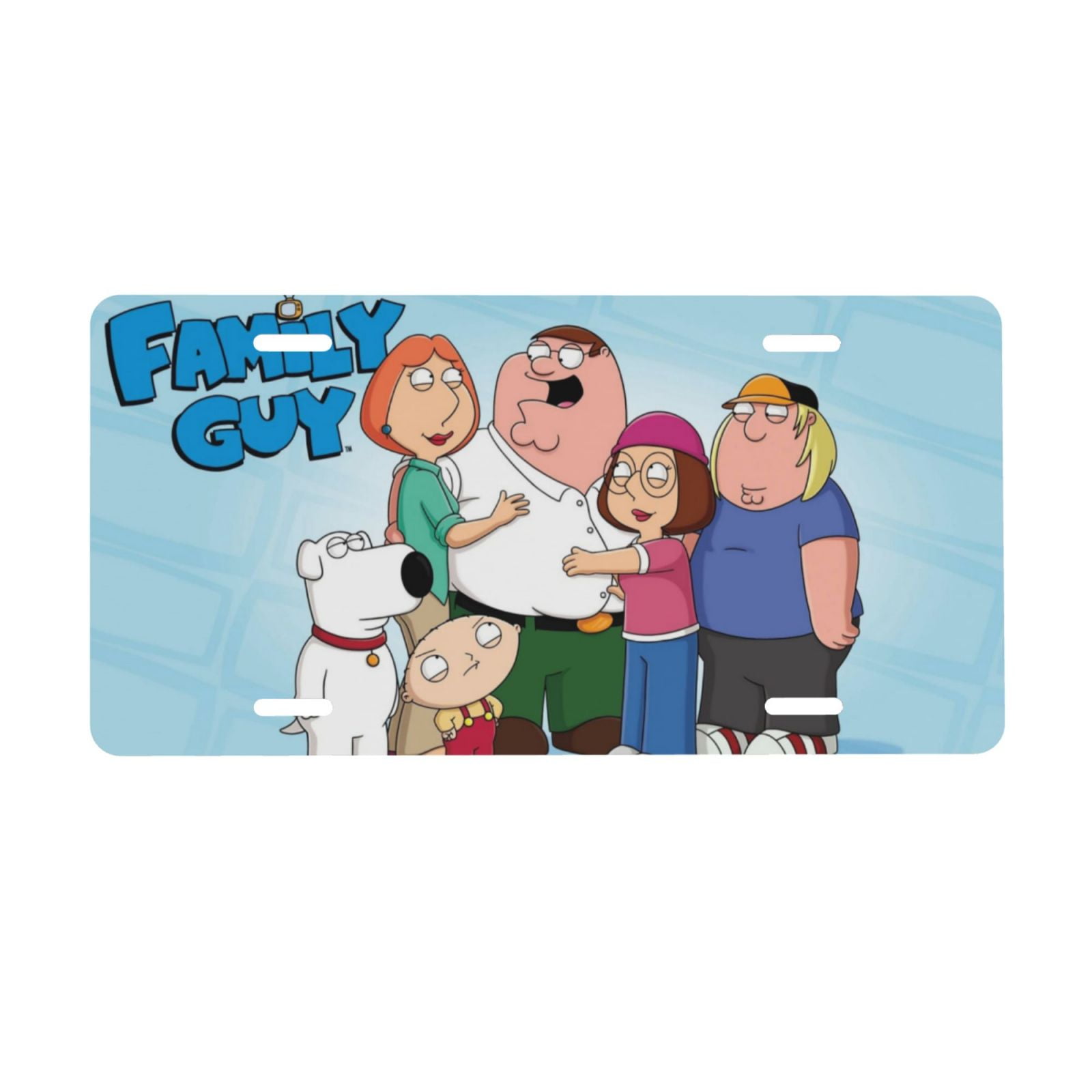 Family Guy Animated License Plate Cover Aluminum Novelty Vanity Tag ...