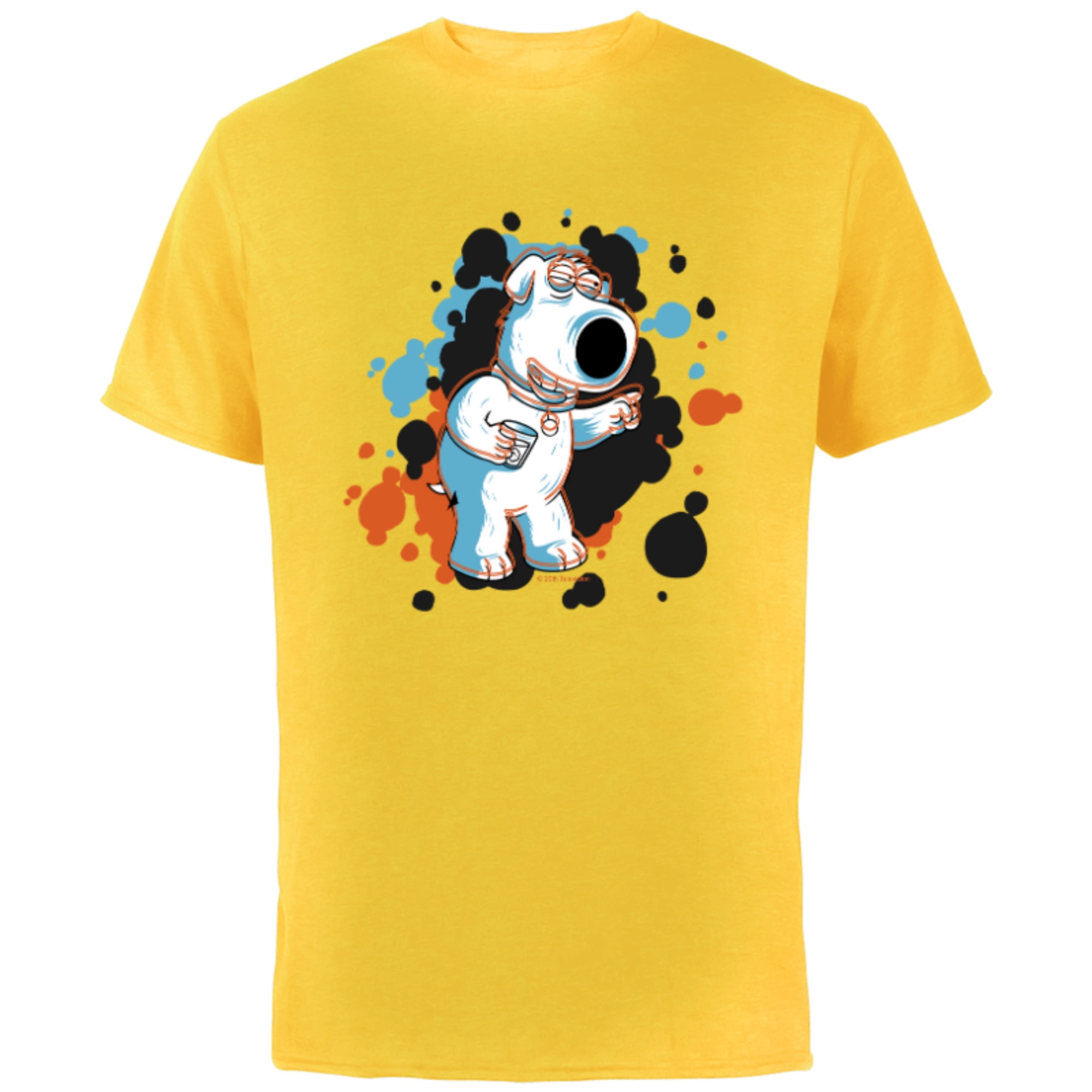 Family Guy Brian Social Butterfly - Short Sleeve Cotton T-Shirt for ...