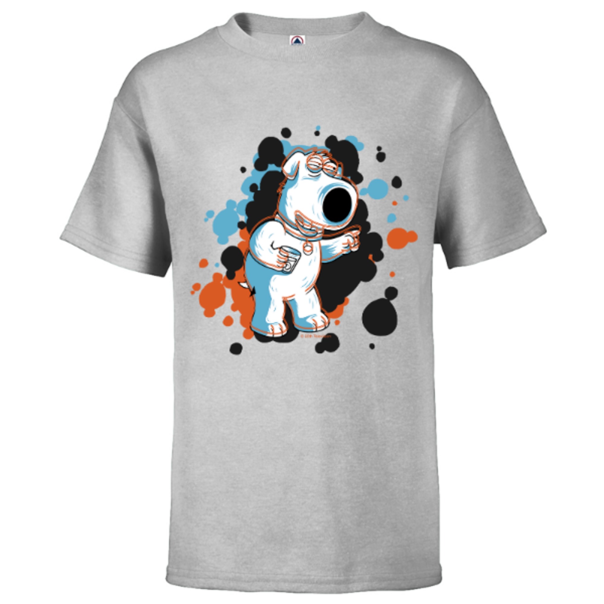 Family Guy Brian Social Butterfly - Short Sleeve T-Shirt for Kids ...