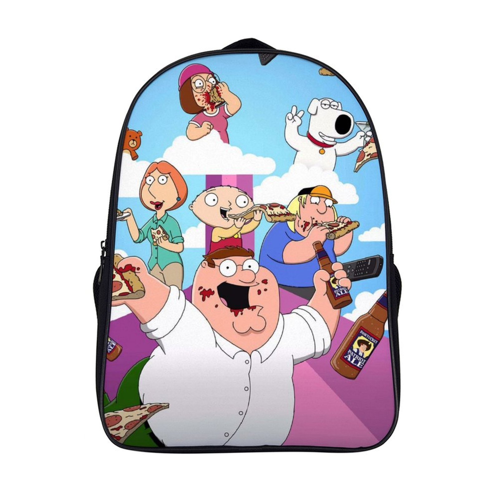 Family Guy Cartoon Unisex Backpack Schoolbag Bookbag 2 Compartment ...