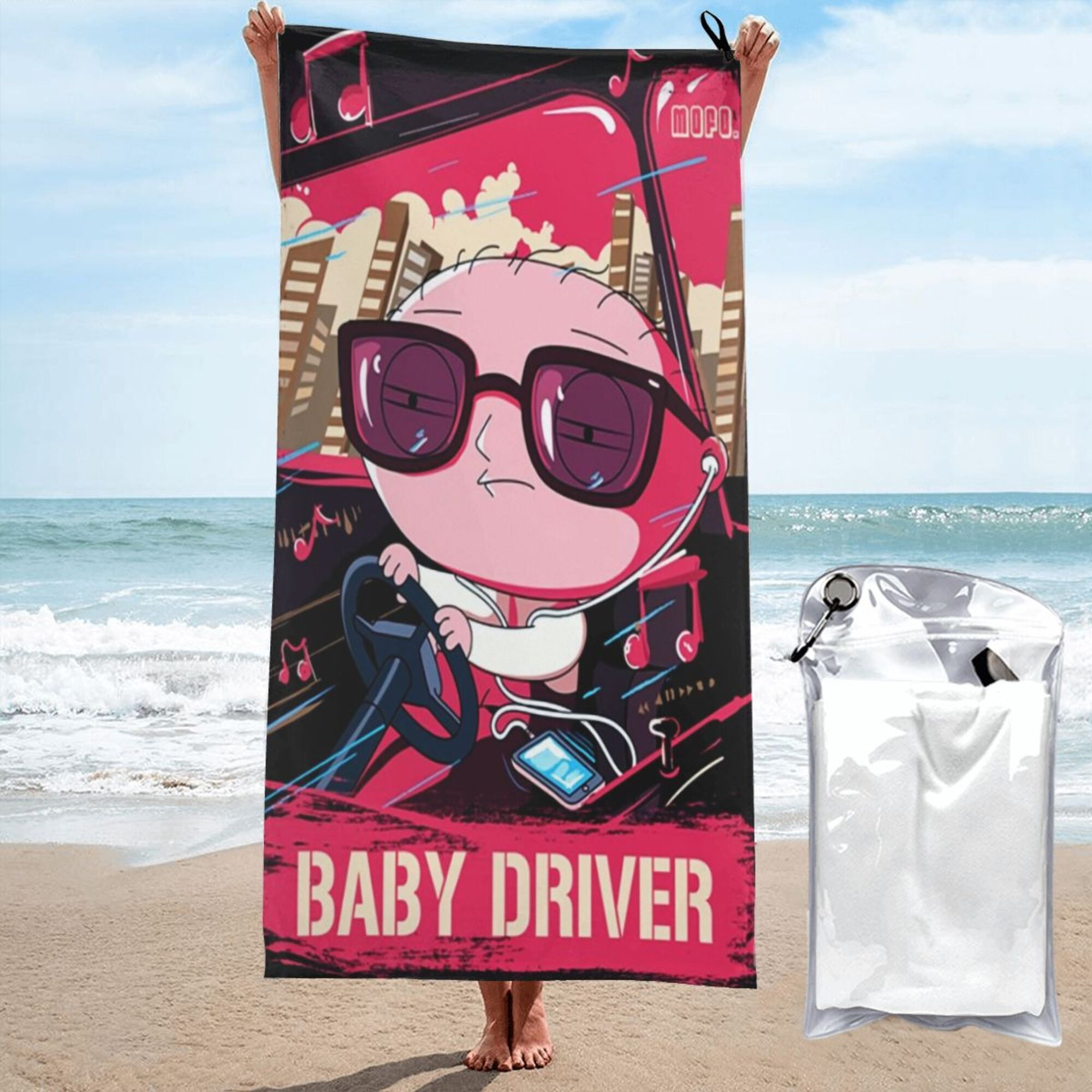 Family Guy Cartoon quick drying bath towel Microfiber swimming beach ...