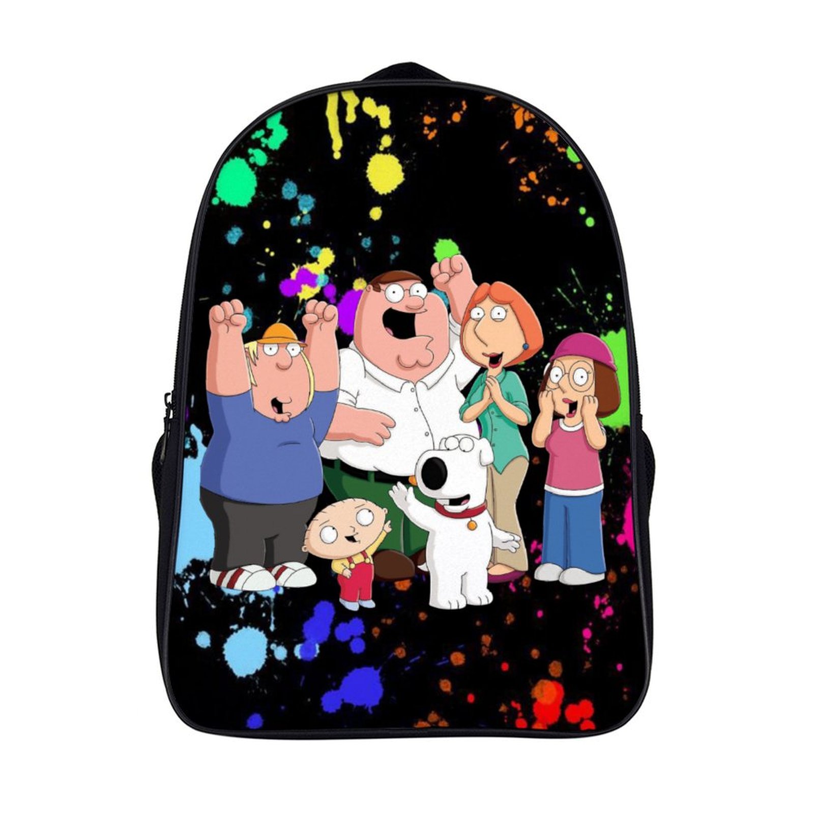 Family Guy Characters Unisex Backpack Schoolbag Bookbag 2 Compartment ...