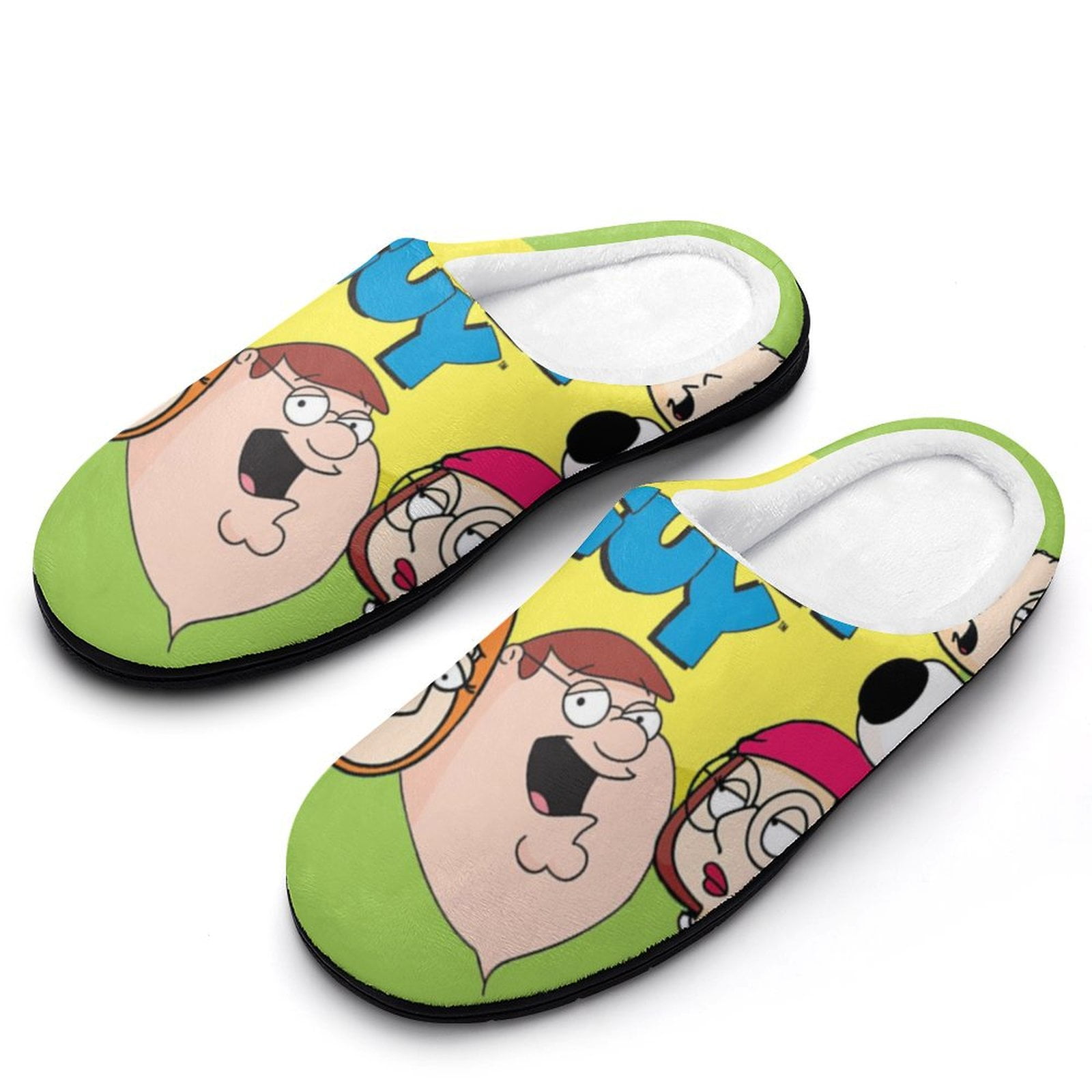 Family Guy Fuzzy Cotton Slippers For Mens Winter Cotton Lightweight ...
