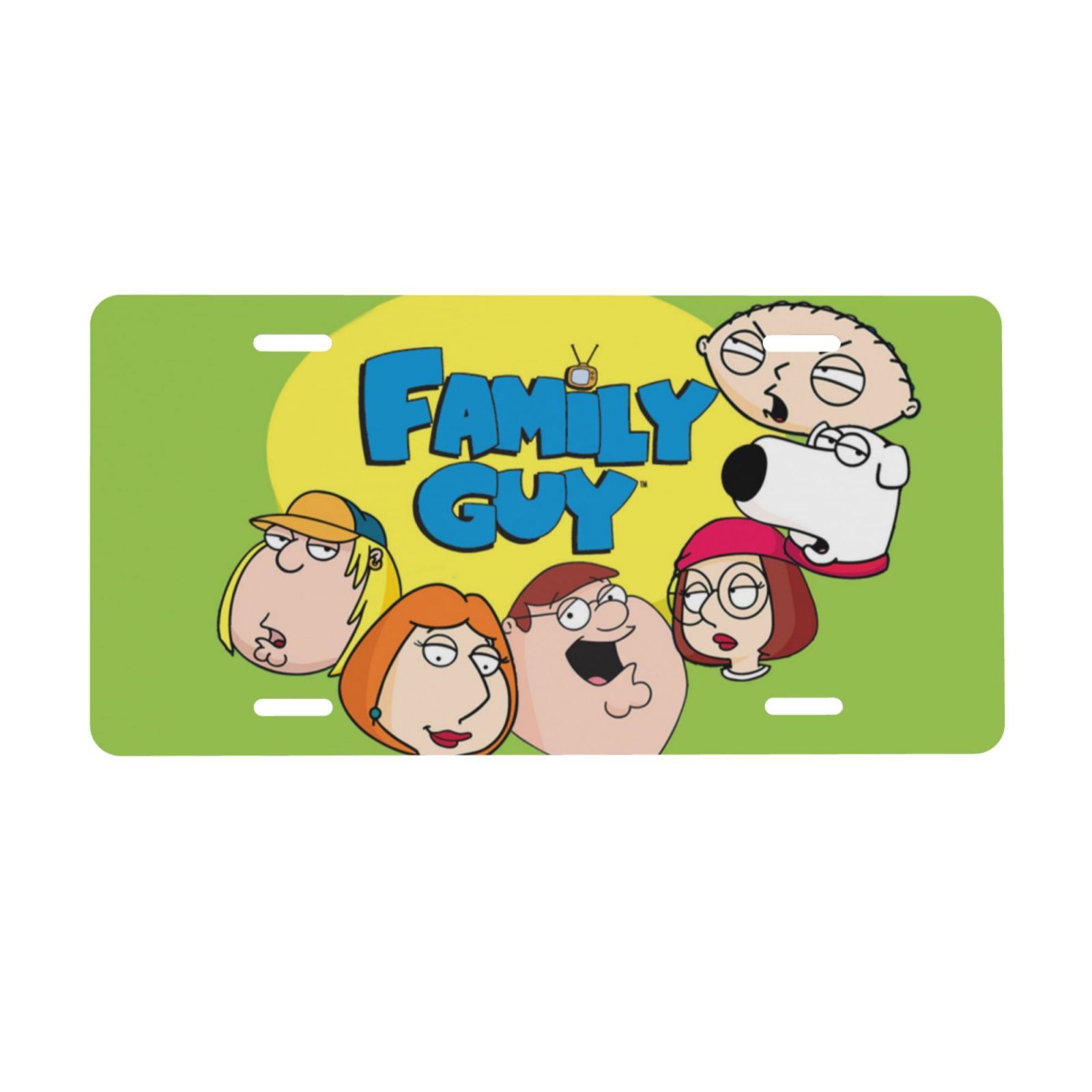 Family Guy License Plate Cover Aluminum Novelty Vanity Tag Protection ...