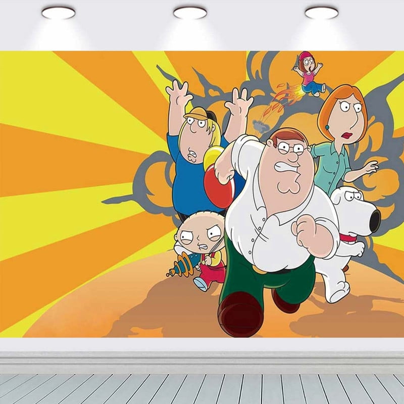 Family Guy Party Supplies Backdrop Banner Poster Birthday Decorations ...