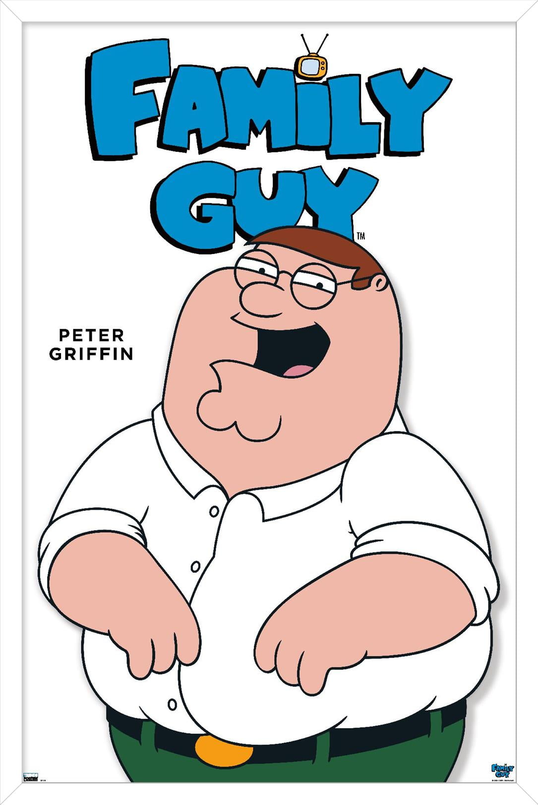 Family Guy - Peter Feature Series Wall Poster, 14.725" x 22.375" Framed ...