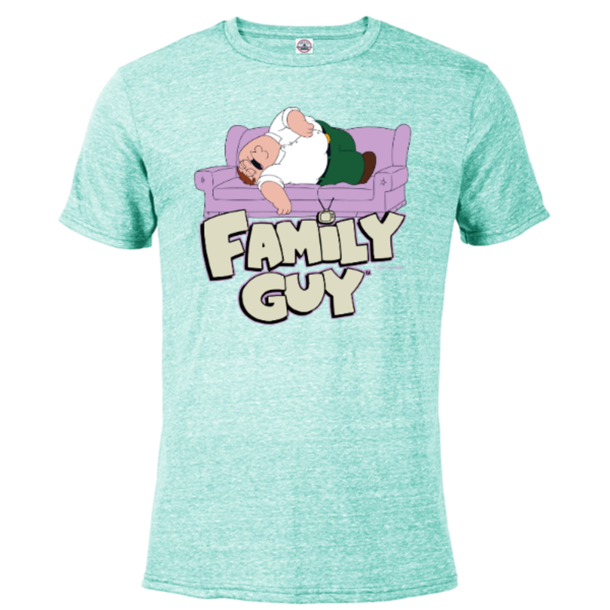 Family Guy Peter Griffin Couch Nap - Short Sleeve Blended T-Shirt for ...